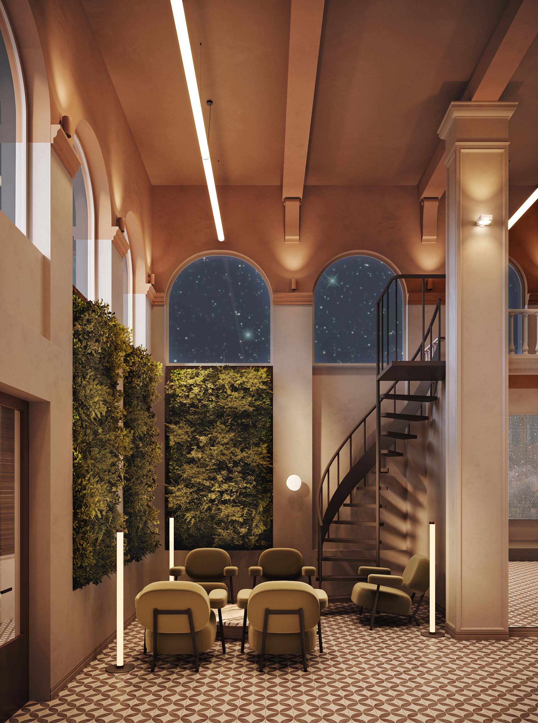 Violet Cafe by Asadov Architectural Studio - Architizer