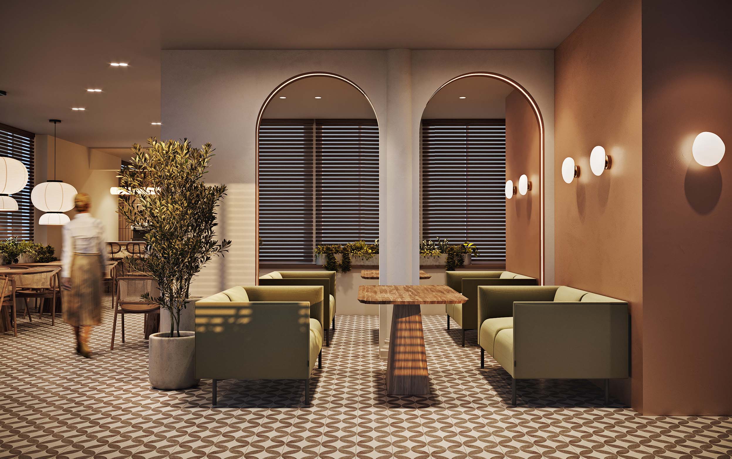 Violet Cafe by Asadov Architectural Studio - Architizer