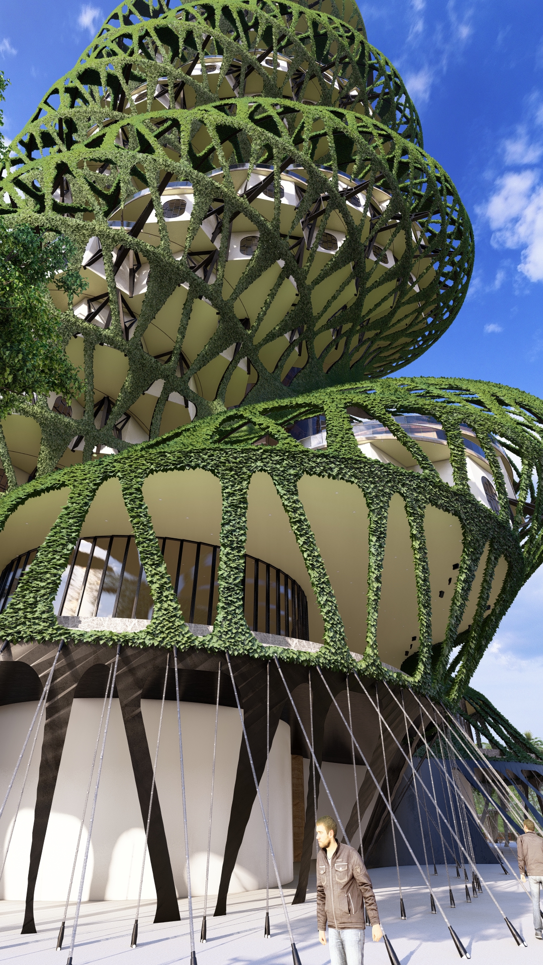 Apiary Tower by design and render 3d architects - Architizer