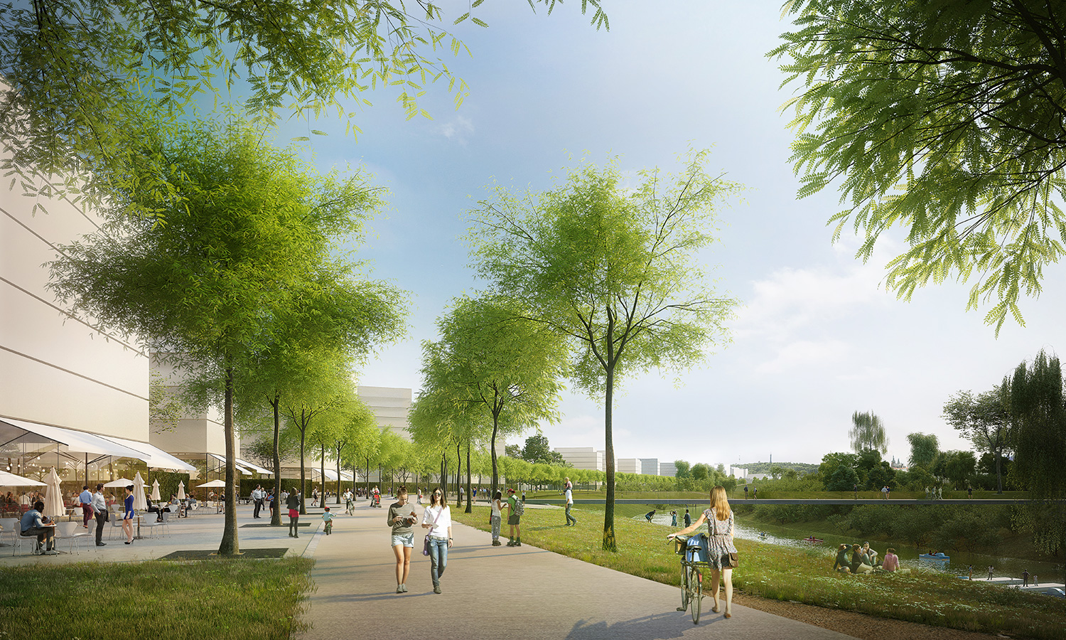 Urban study of Rohan Island Prague by Pavel Hnilička Architects ...