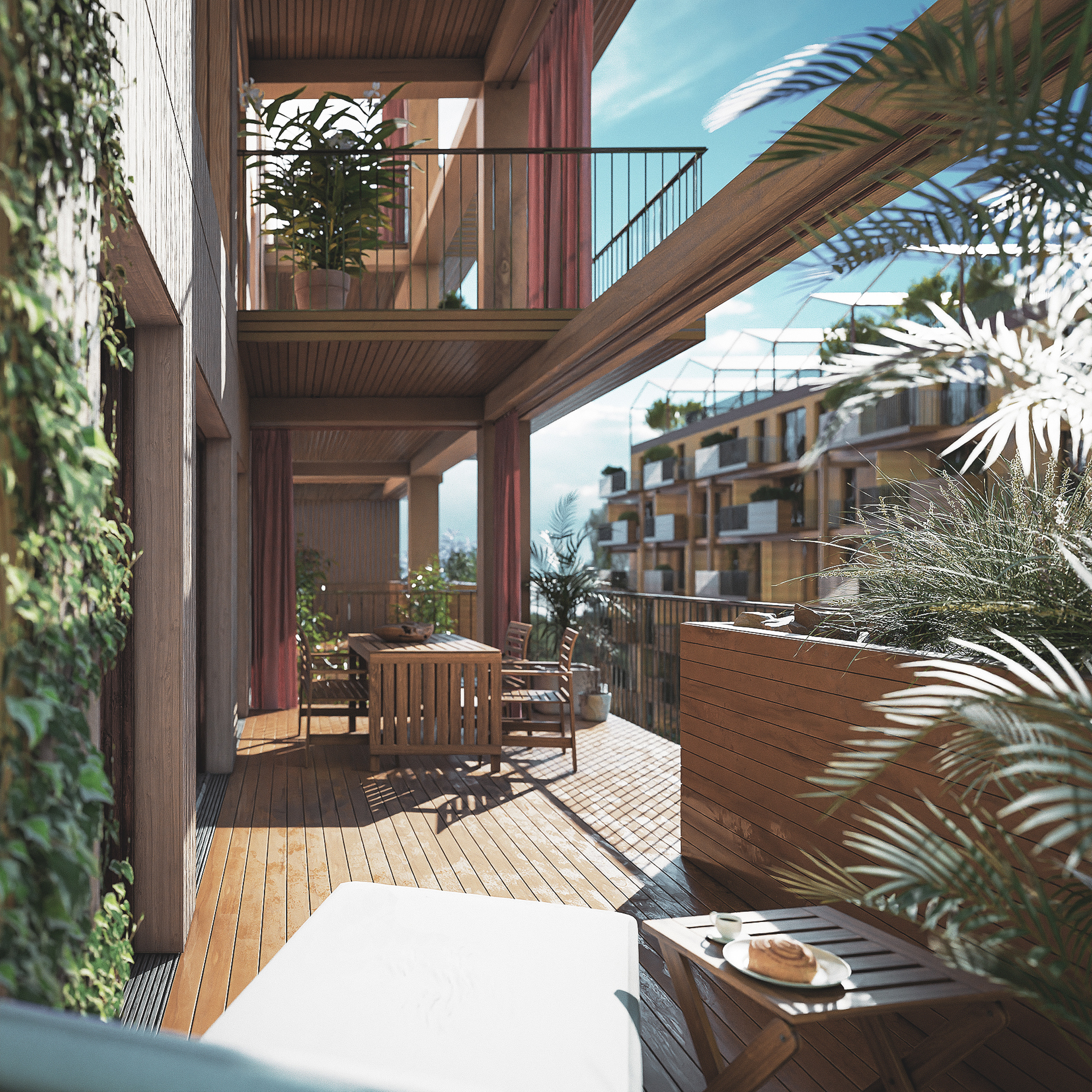 ATT - "Rote Emma", wood-hybrid-residential building with urban farming ...