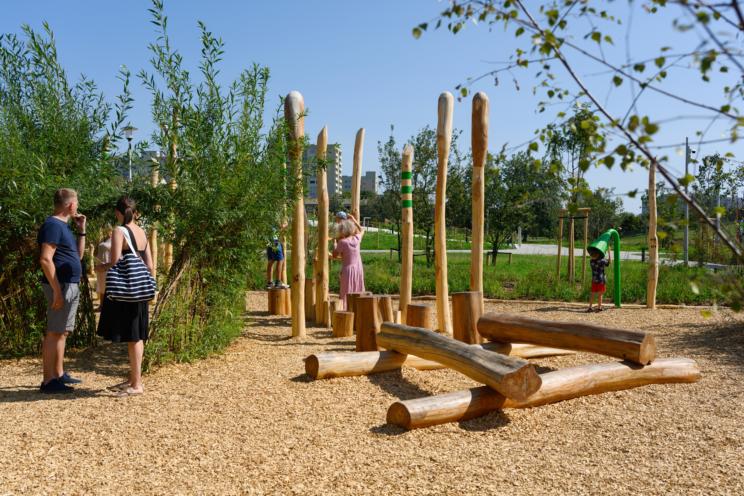 Playgrounds in Jaworek Park in Tychy by RS+ Robert Skitek - Architizer