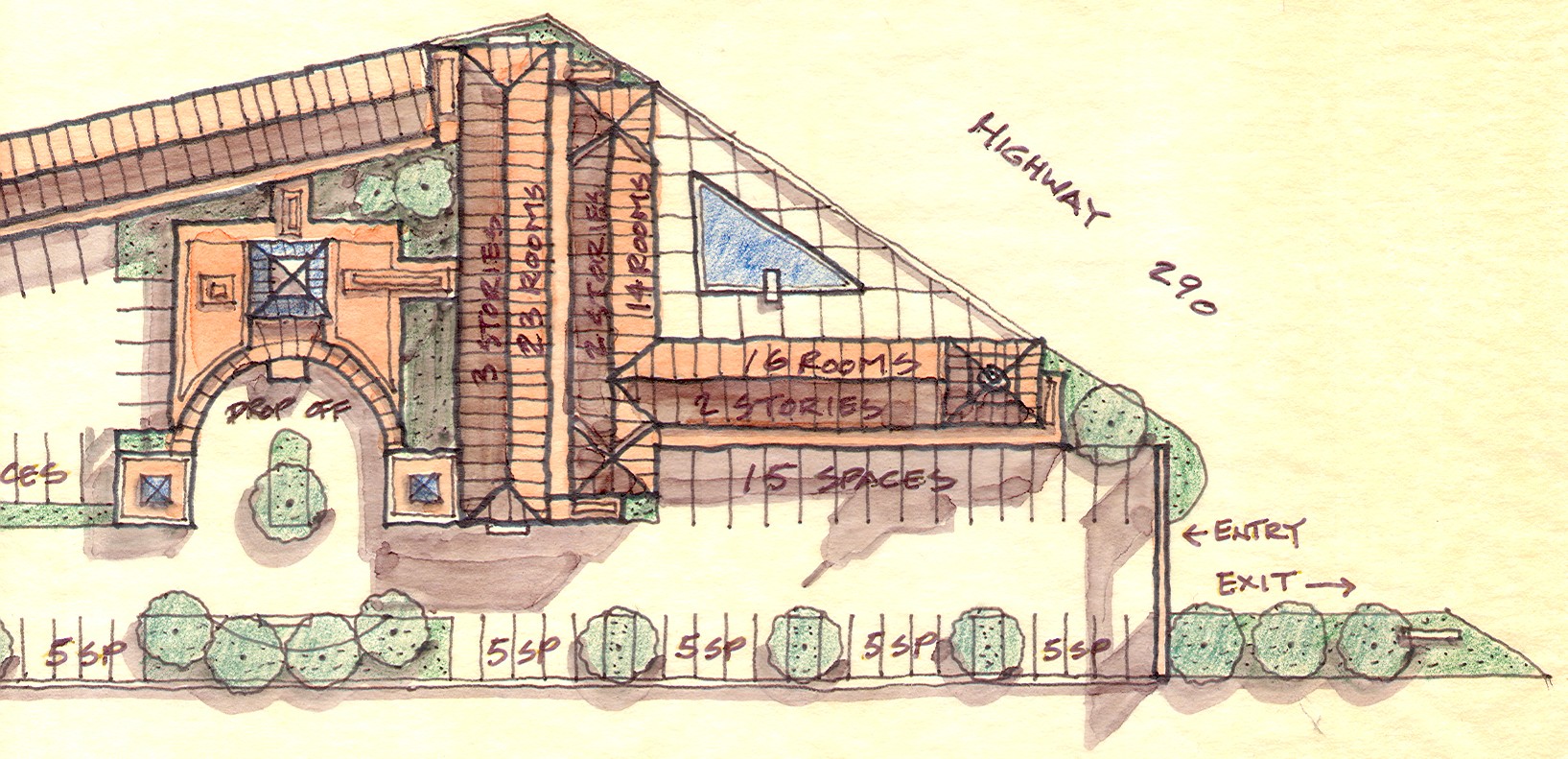Houston Texas Motel Real Estate Development by Edwin A. Lee, A.I.A ...