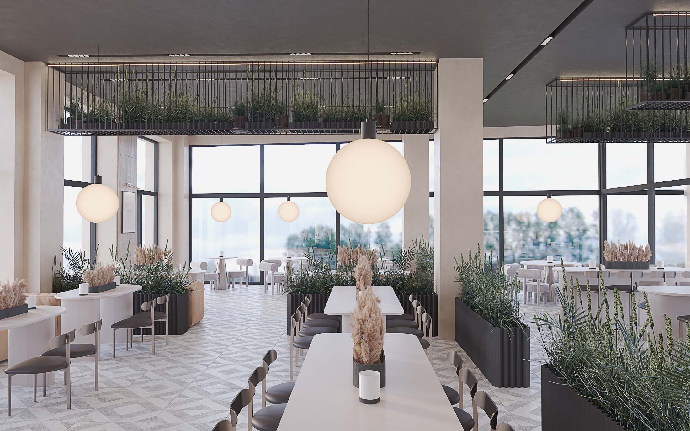 Dining hall of the INTC MSU by Asadov Architectural Studio - Architizer