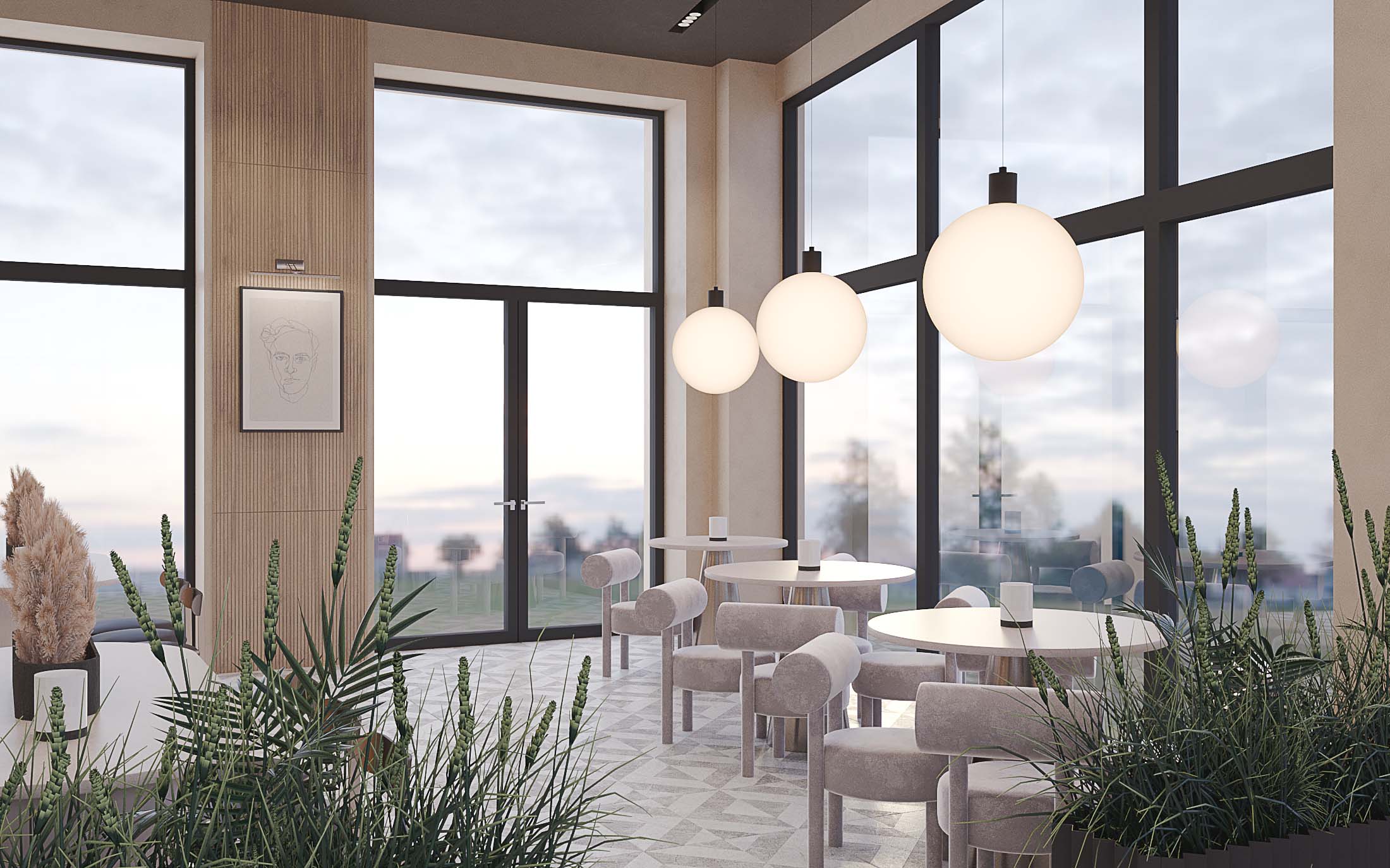 Dining hall of the INTC MSU by Asadov Architectural Studio - Architizer