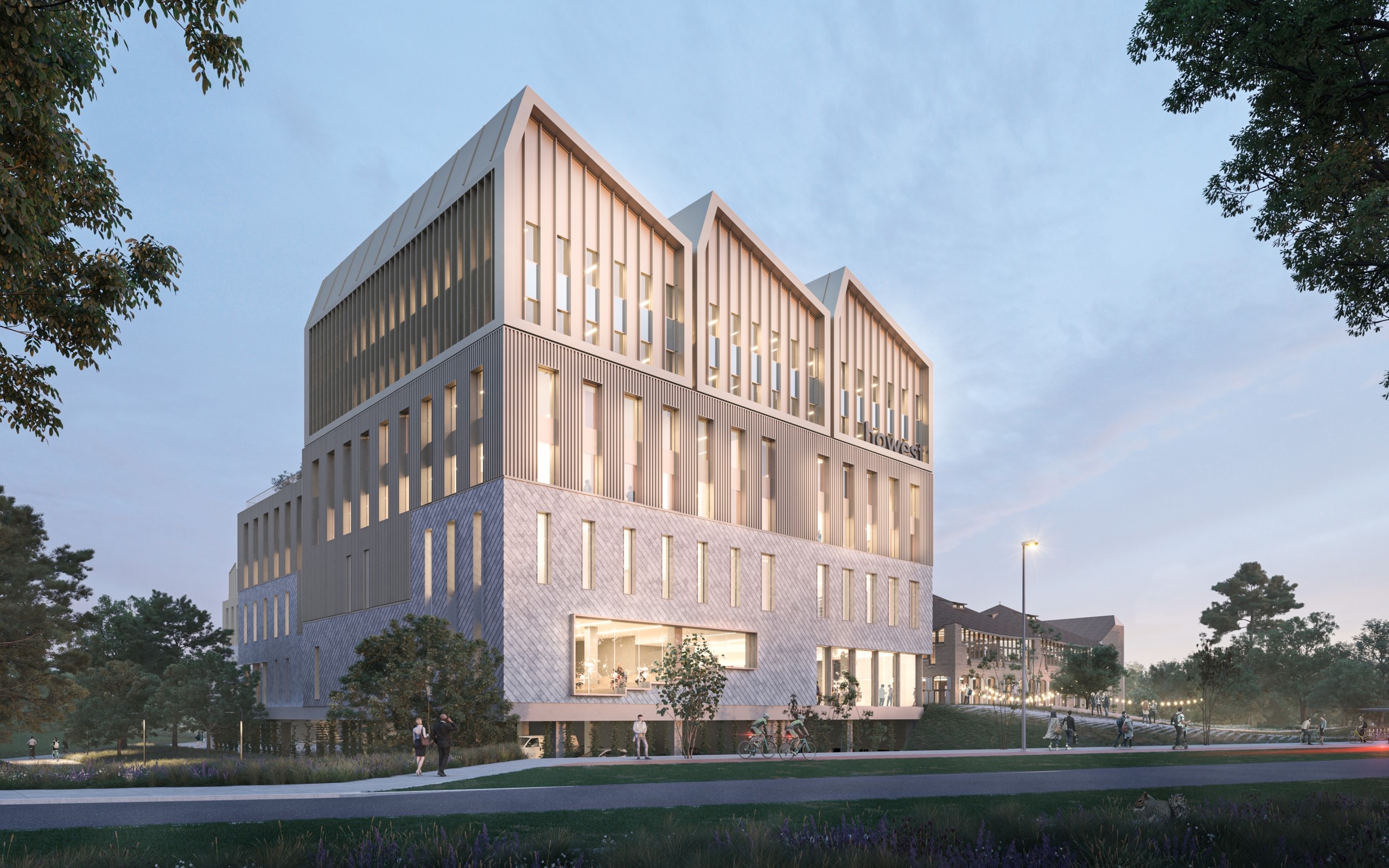 Howest University Brugge Station Campus by INBO - Architizer