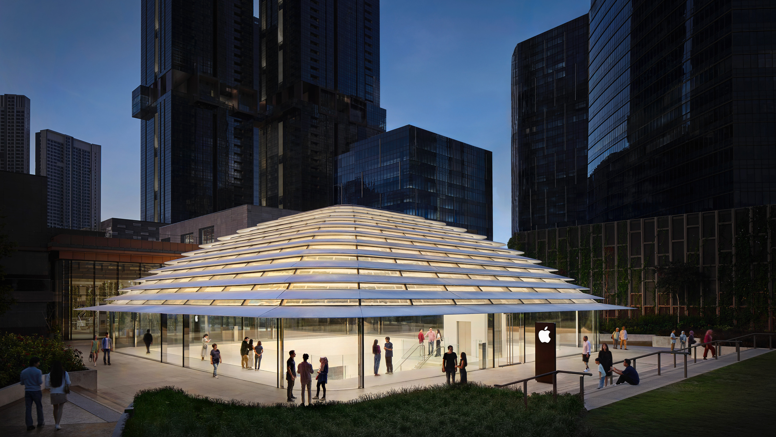 Idea 4187921: Apple The Exchange TRX by Foster + Partners in Kuala ...