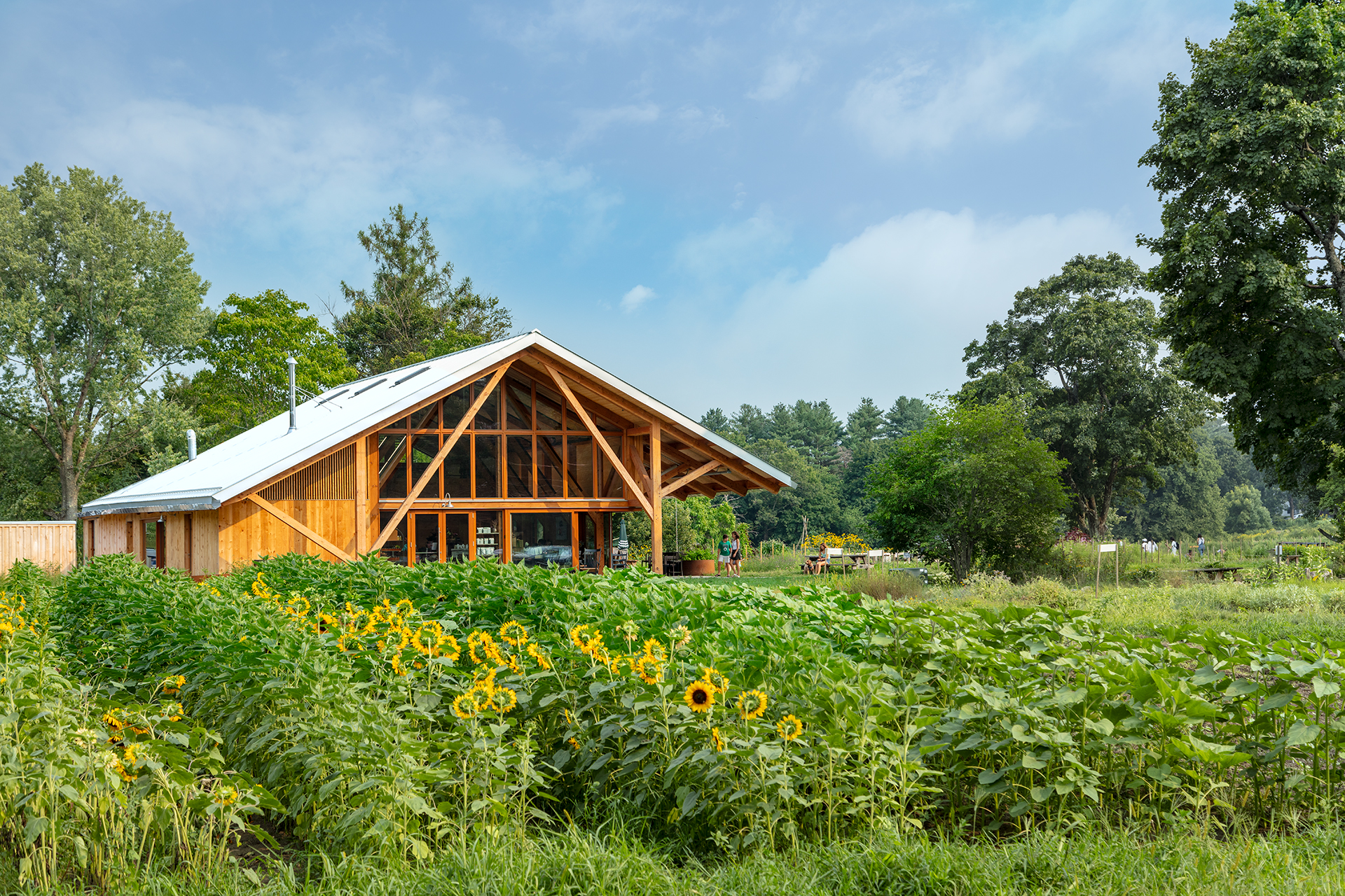 Land's Sake Farm, New Farmstand, Education Pavilion and Barn by PAYETTE ...