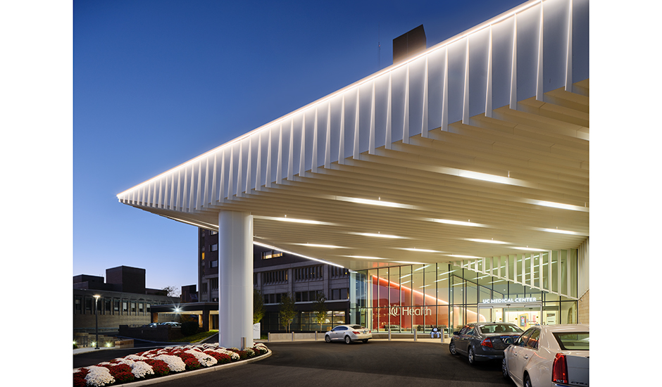 UC Health Medical Center, Main Entrance Improvements by GBBN - Architizer