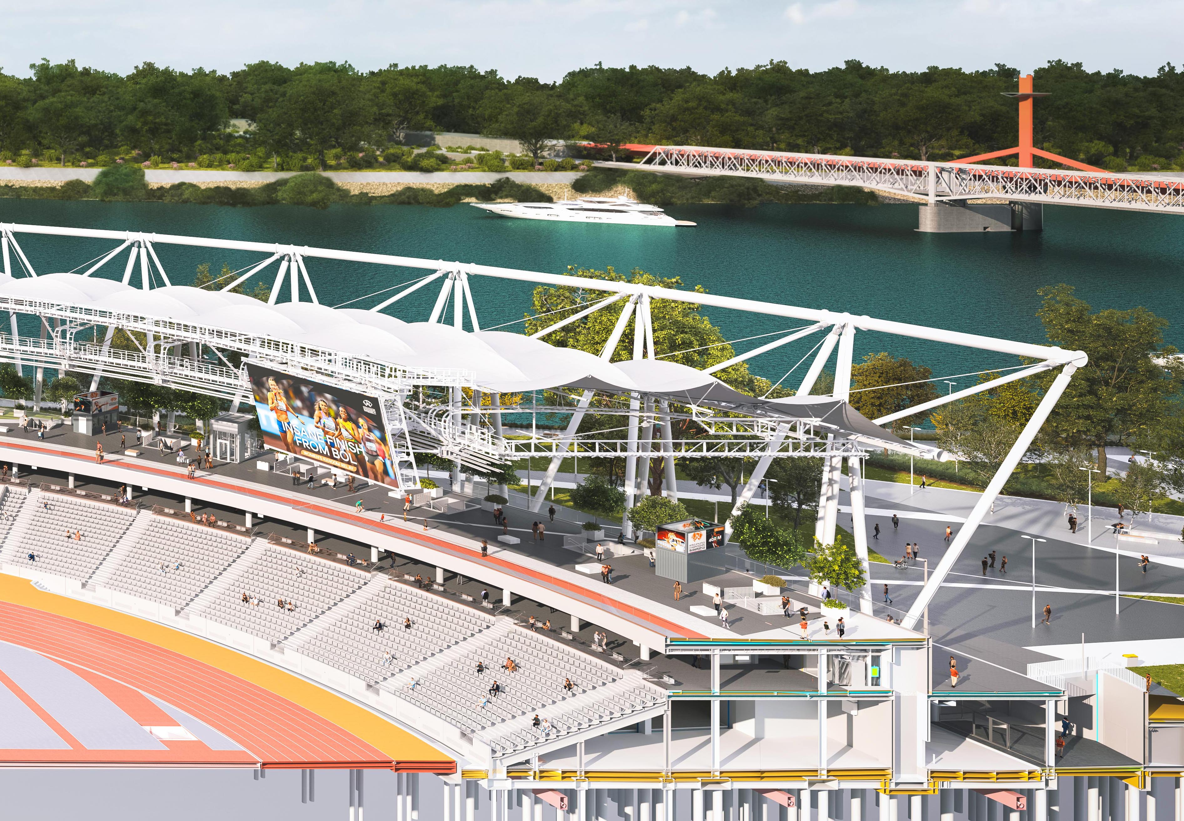 OPEN ARENA | National Athletics Center, Budapest by NAPUR Architect Ltd ...