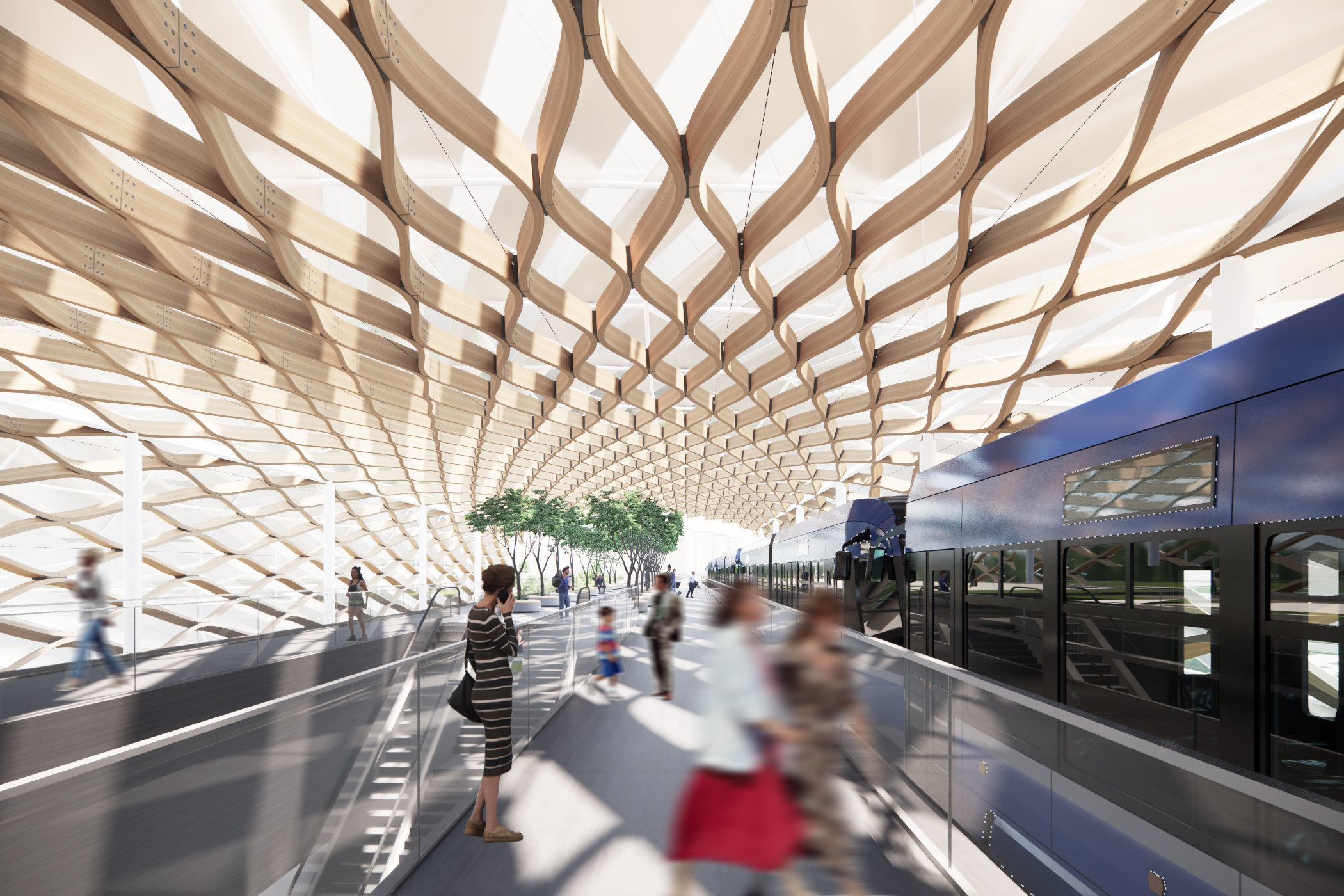 Qingpu New Town South Metro Station by Atelier Ping Jiang | EID Arch ...