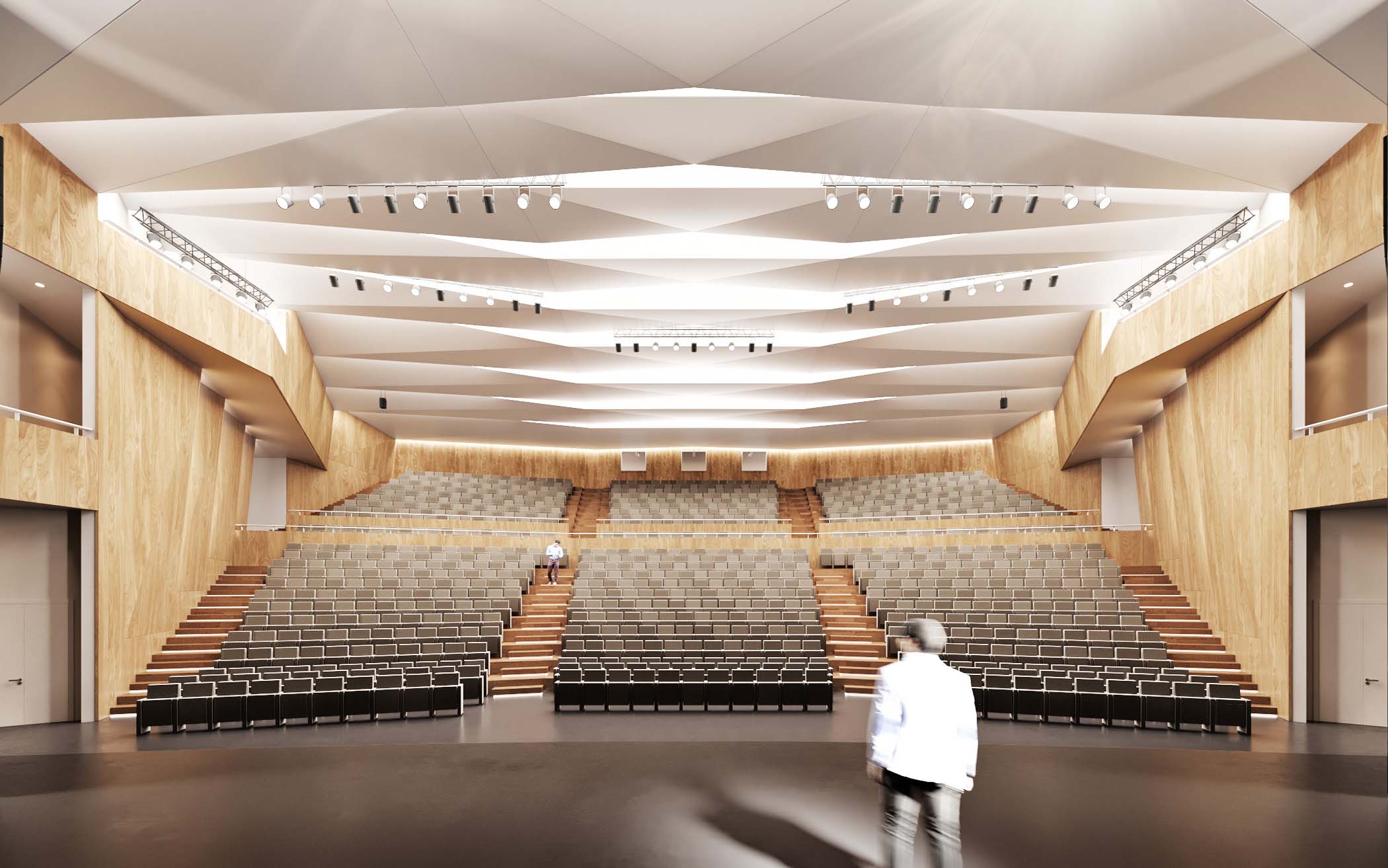 Congress hall at MSU INTC MDK by Asadov Architectural Studio - Architizer