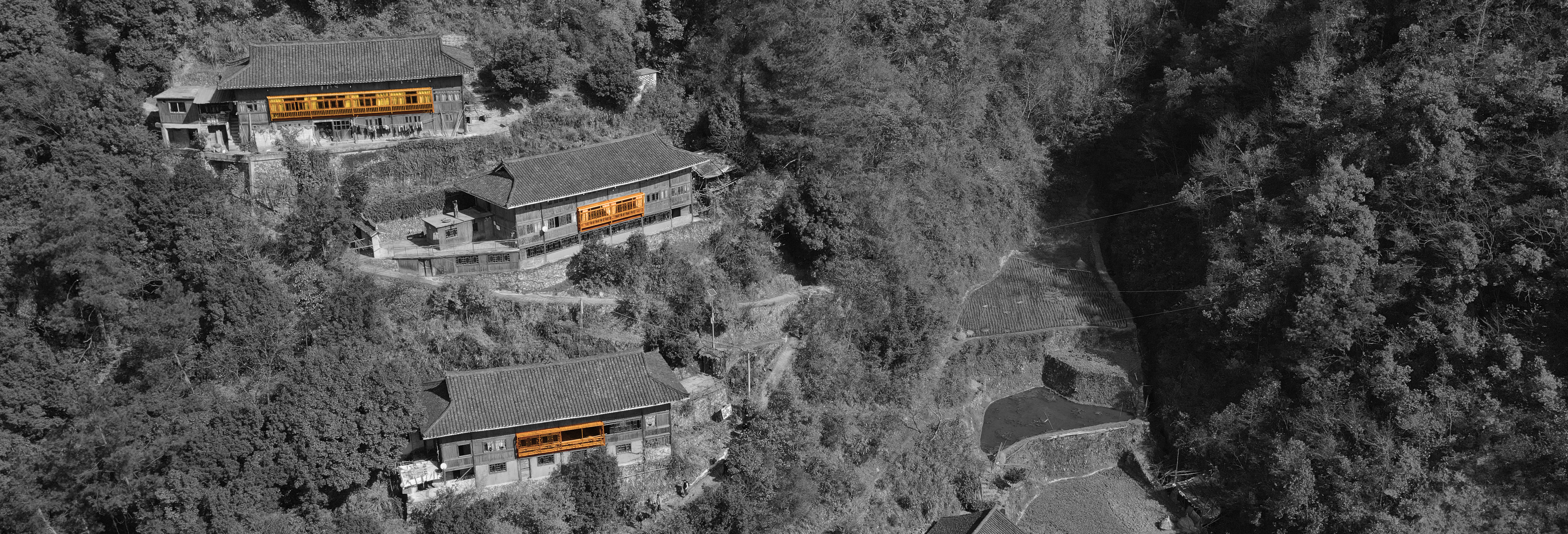 Sway in the Mountains: Miao Village Stilted Wooden House Hotel by Qing ...