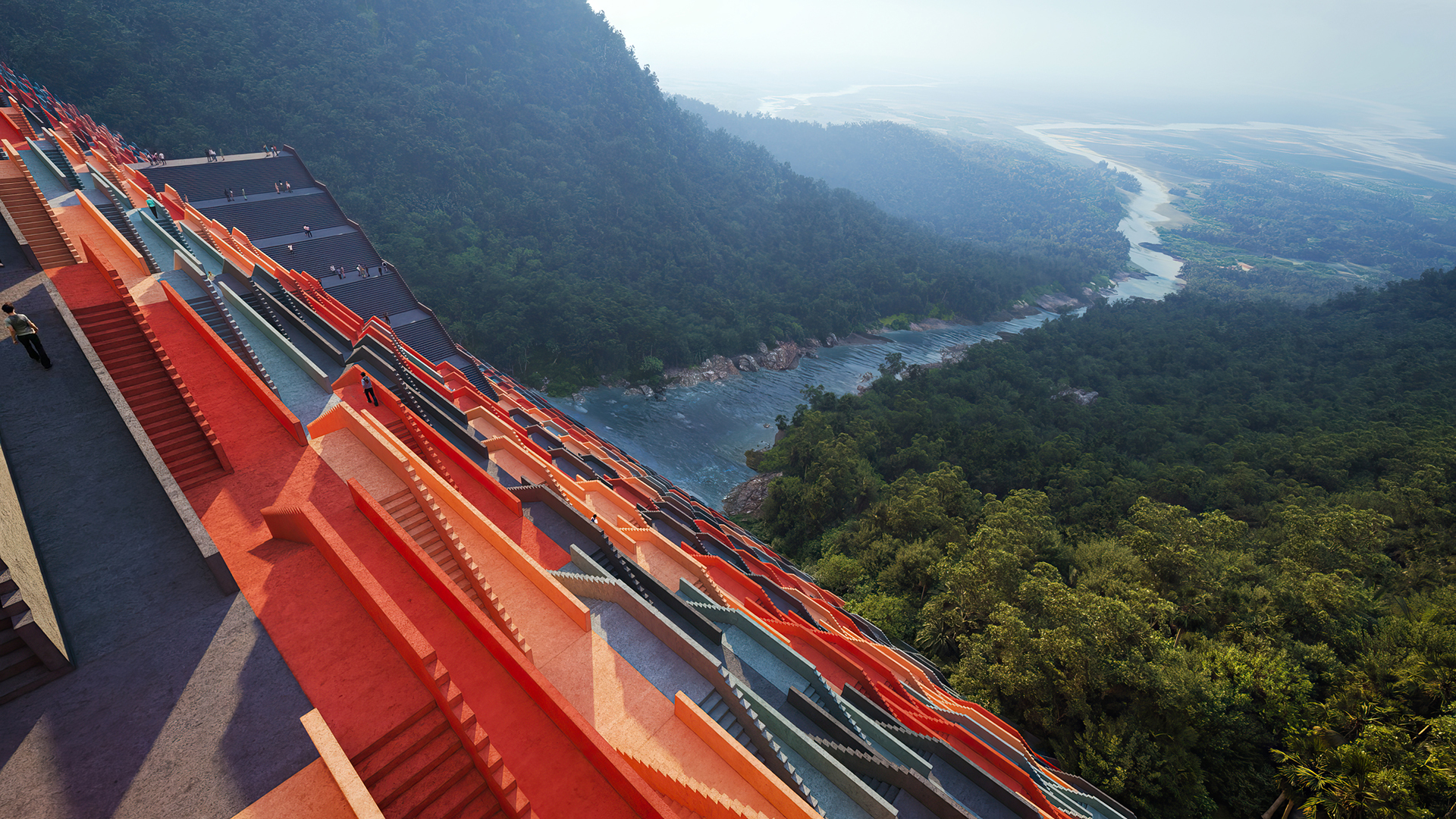 BIG | Gelephu Mindfulness City by Brick Visual - Architizer