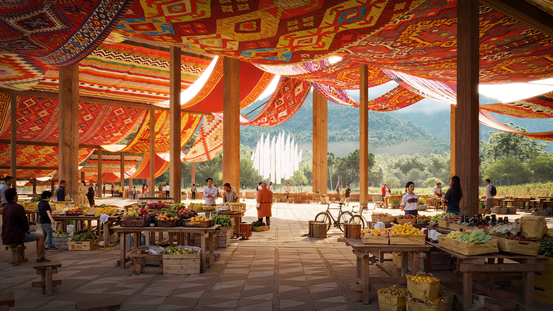 BIG | Gelephu Mindfulness City by Brick Visual - Architizer