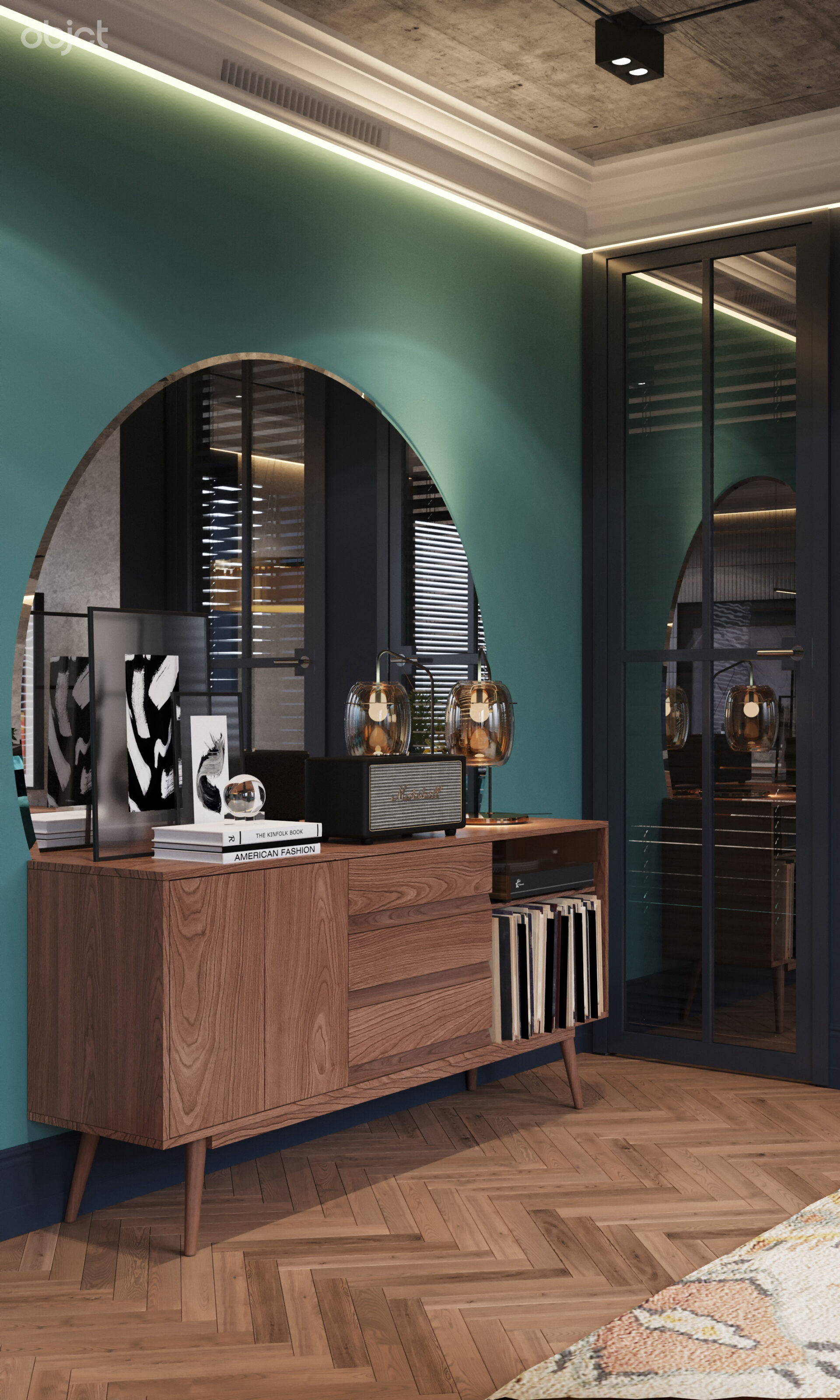 Interior design project in Vander Park residential complex, Moscow by ...