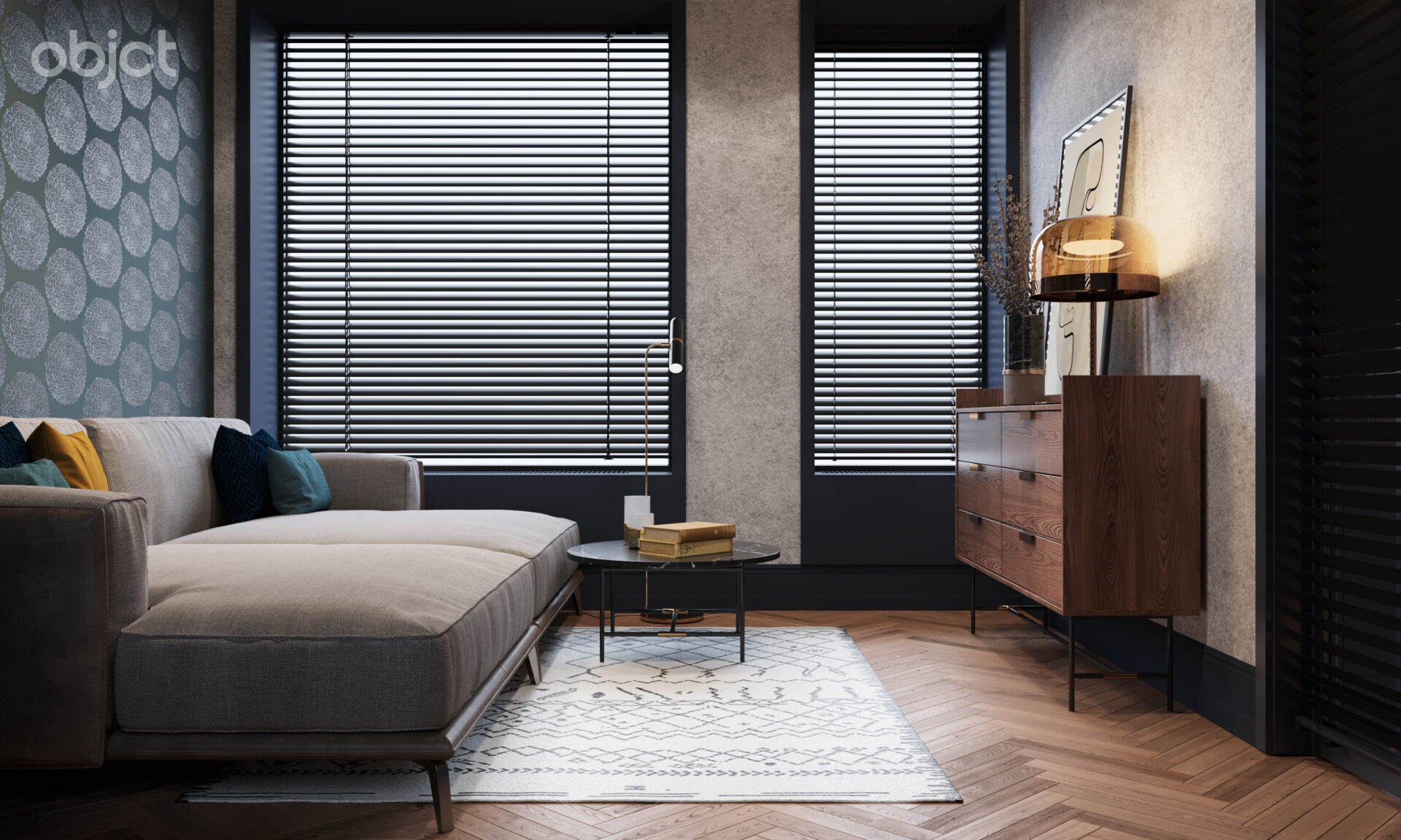 Interior design project in Vander Park residential complex, Moscow by ...
