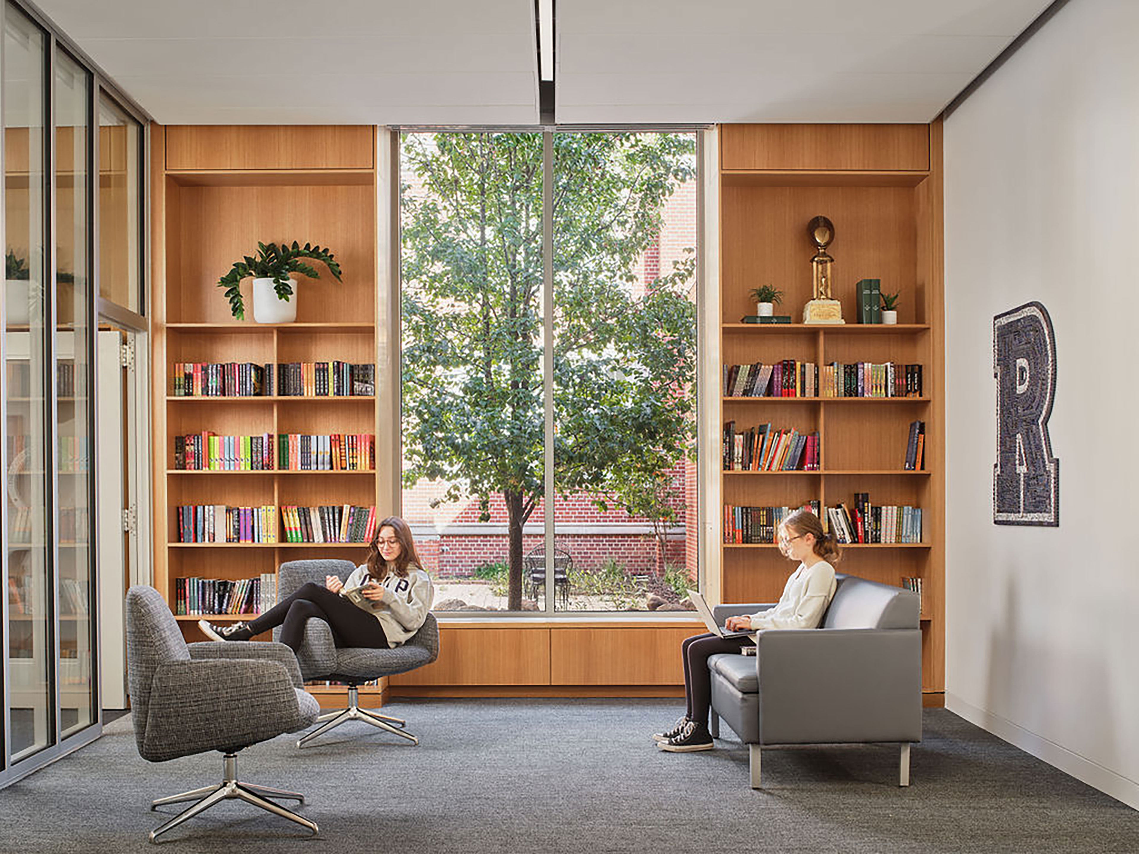 Theodore Roosevelt High School Library by Neumann Monson Architects ...