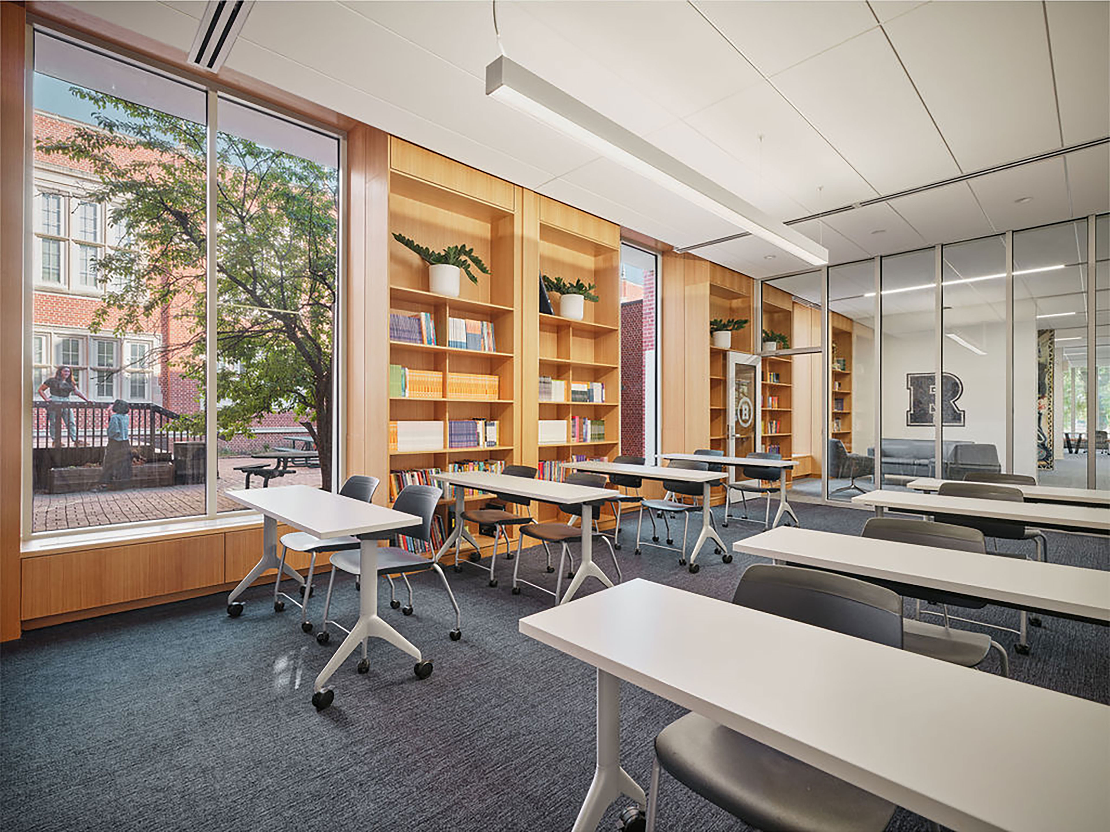 Theodore Roosevelt High School Library by Neumann Monson Architects ...