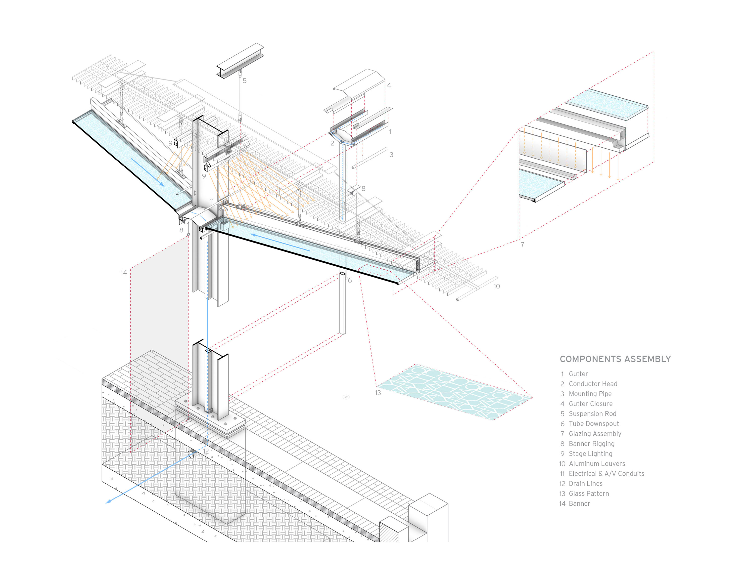 Weatherdance Fountain Stage Canopy by Neumann Monson Architects ...