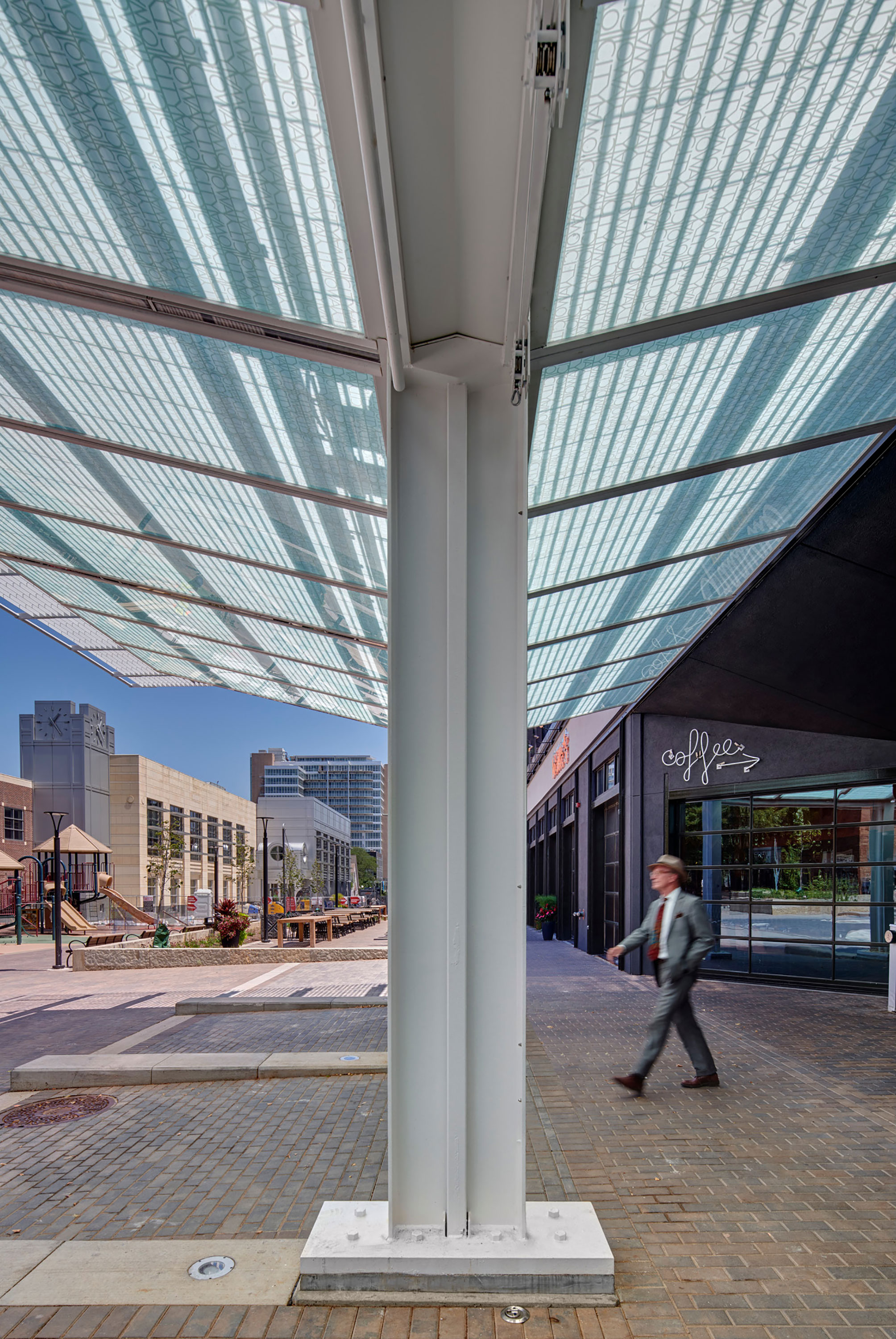 Weatherdance Fountain Stage Canopy by Neumann Monson Architects ...
