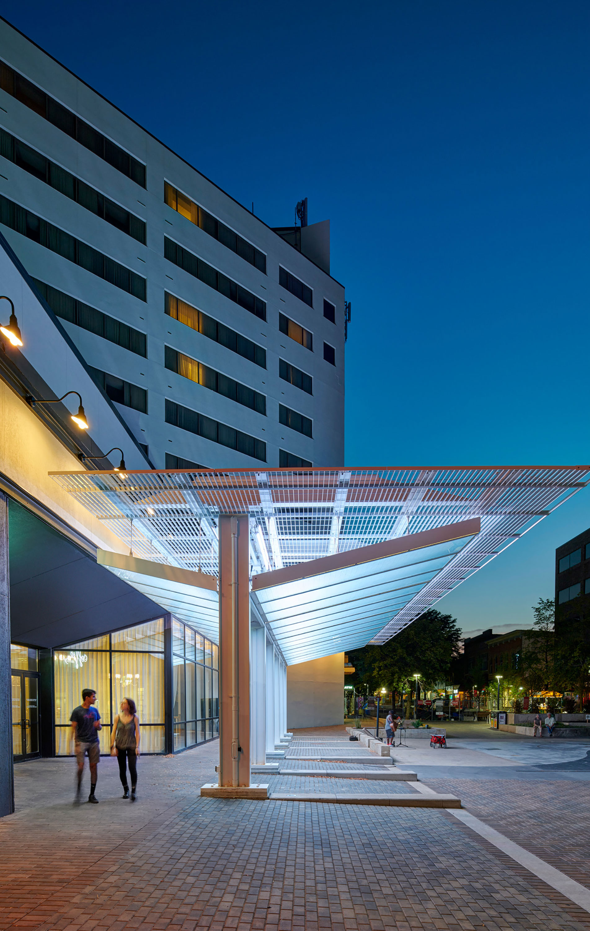 Weatherdance Fountain Stage Canopy by Neumann Monson Architects ...