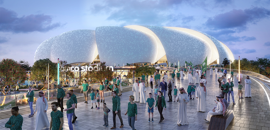 Aramco Stadium by Populous - Architizer
