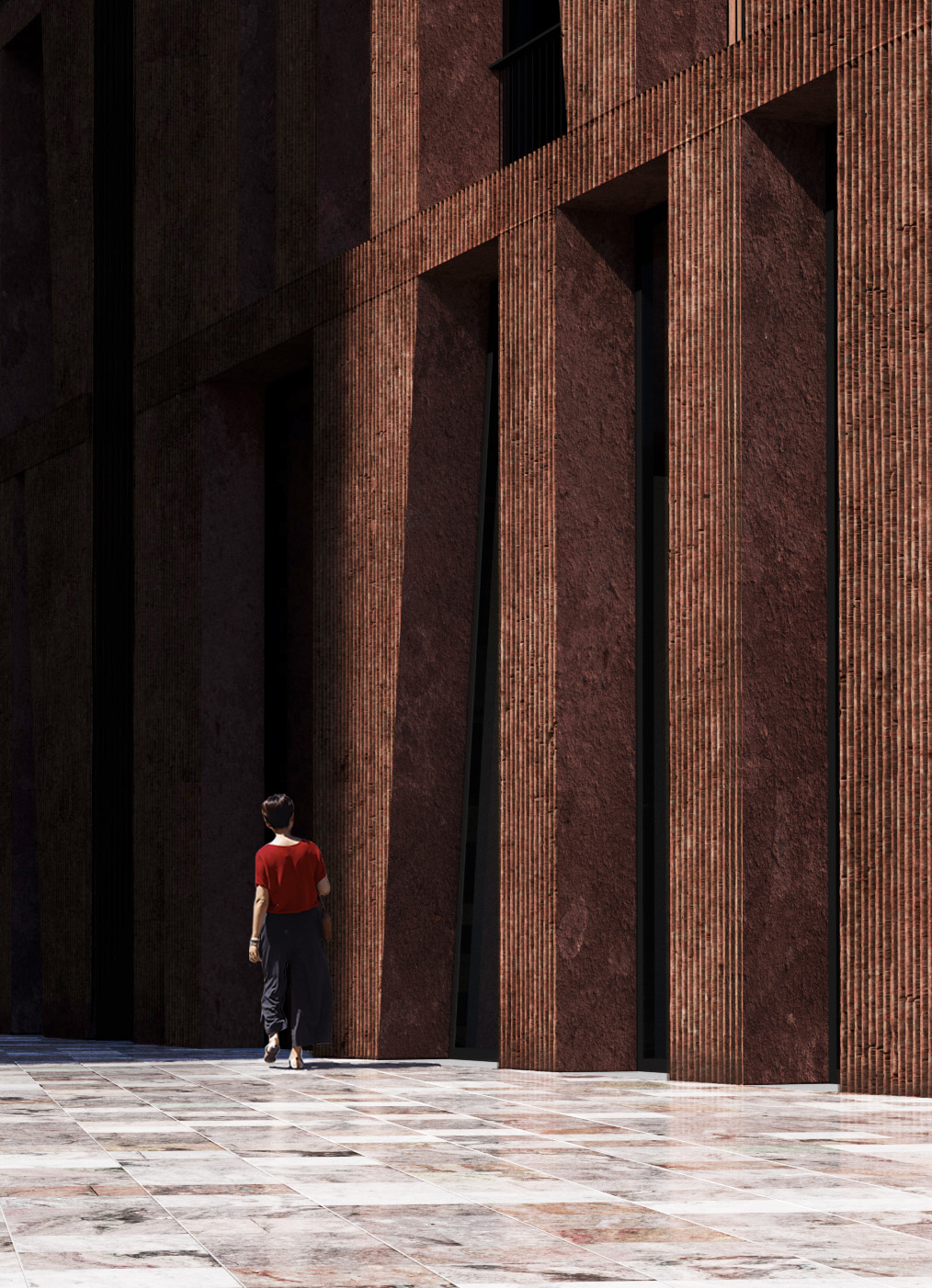 Tirana New Boulevard Tower by Oppenheim Architecture - Architizer