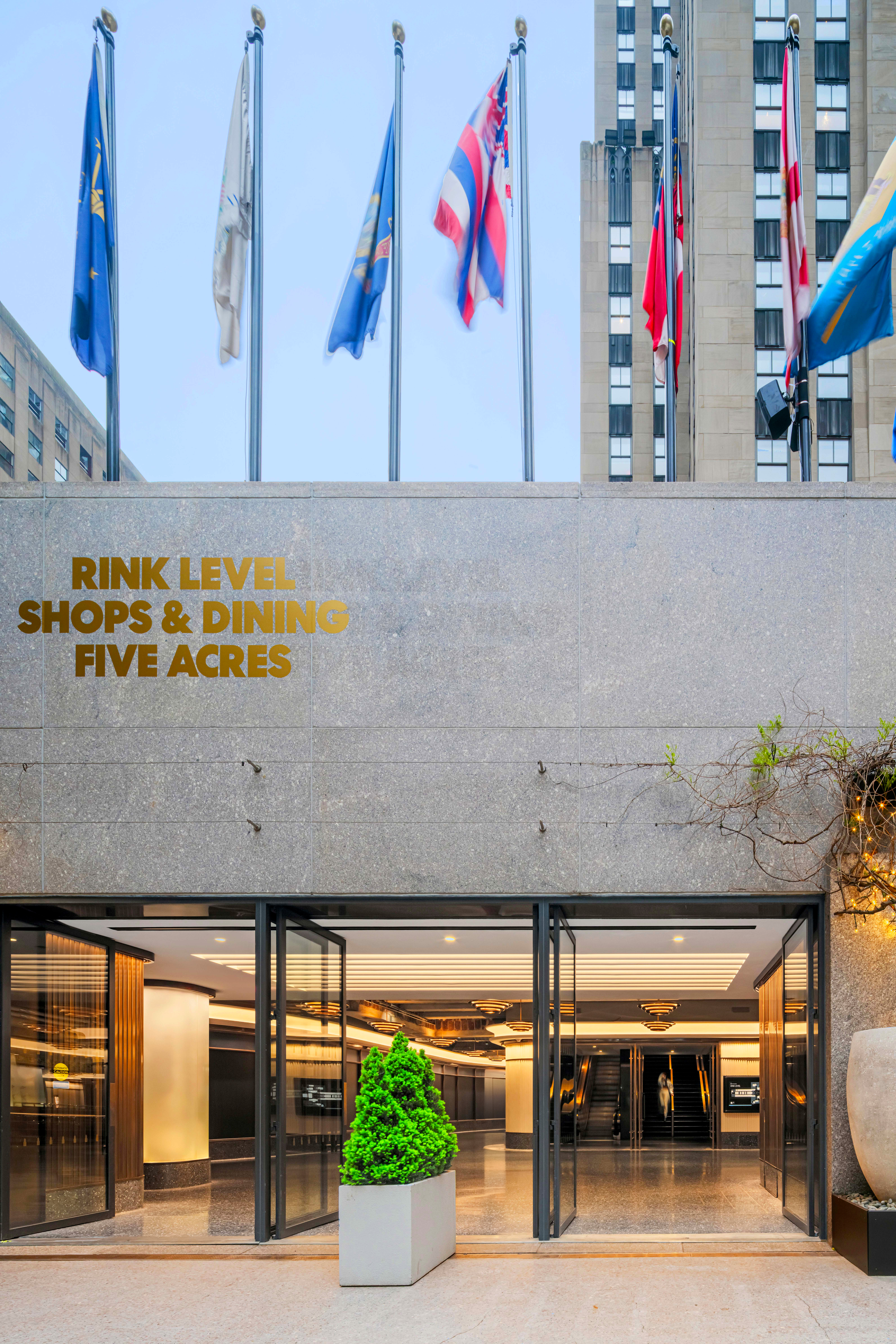 Rockefeller Center Rink Level Public Concourse by INC Architecture ...
