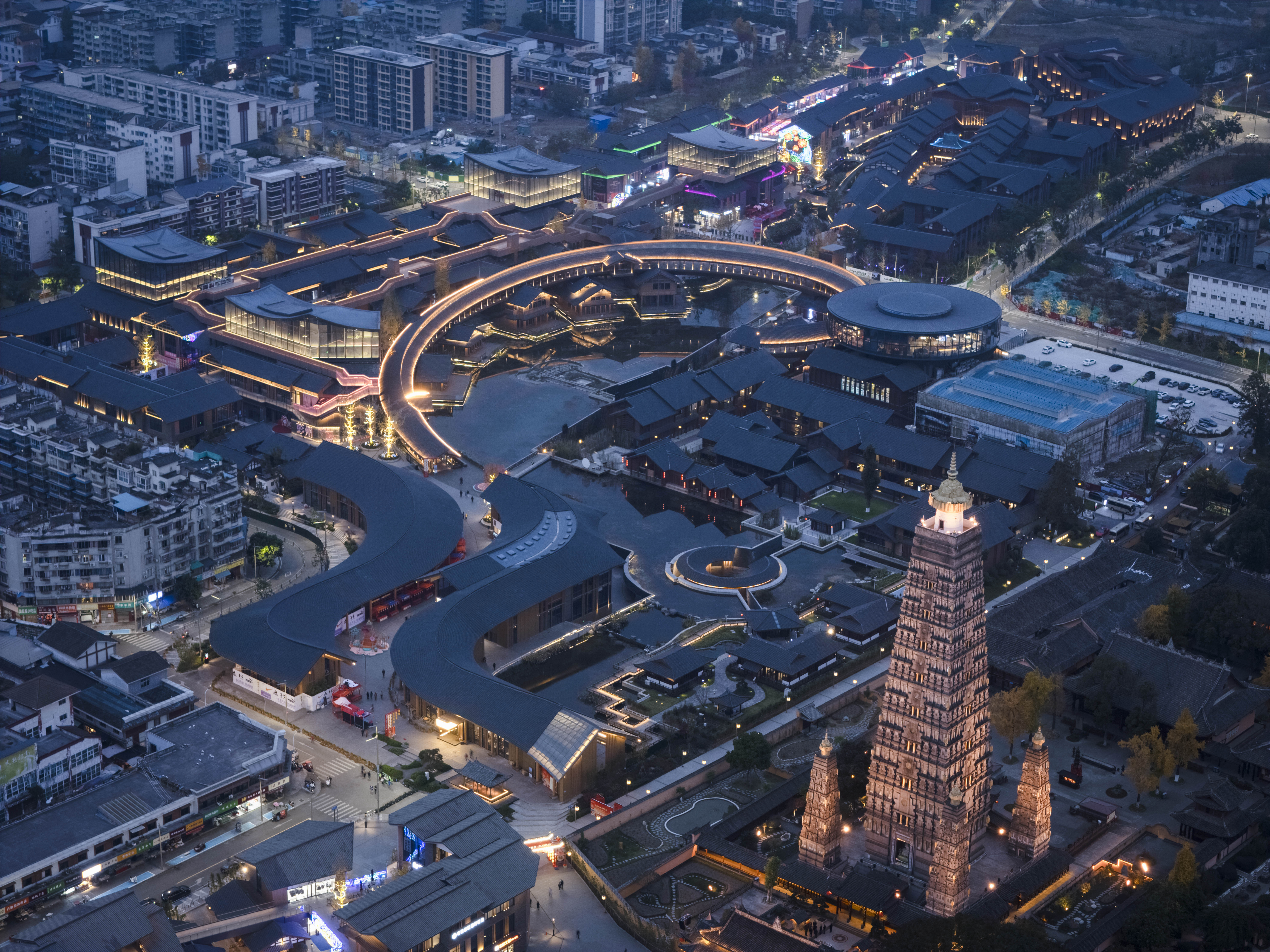 Regional Urban Renewal of Chengdu Pengzhou Longxing Temple Area by ...