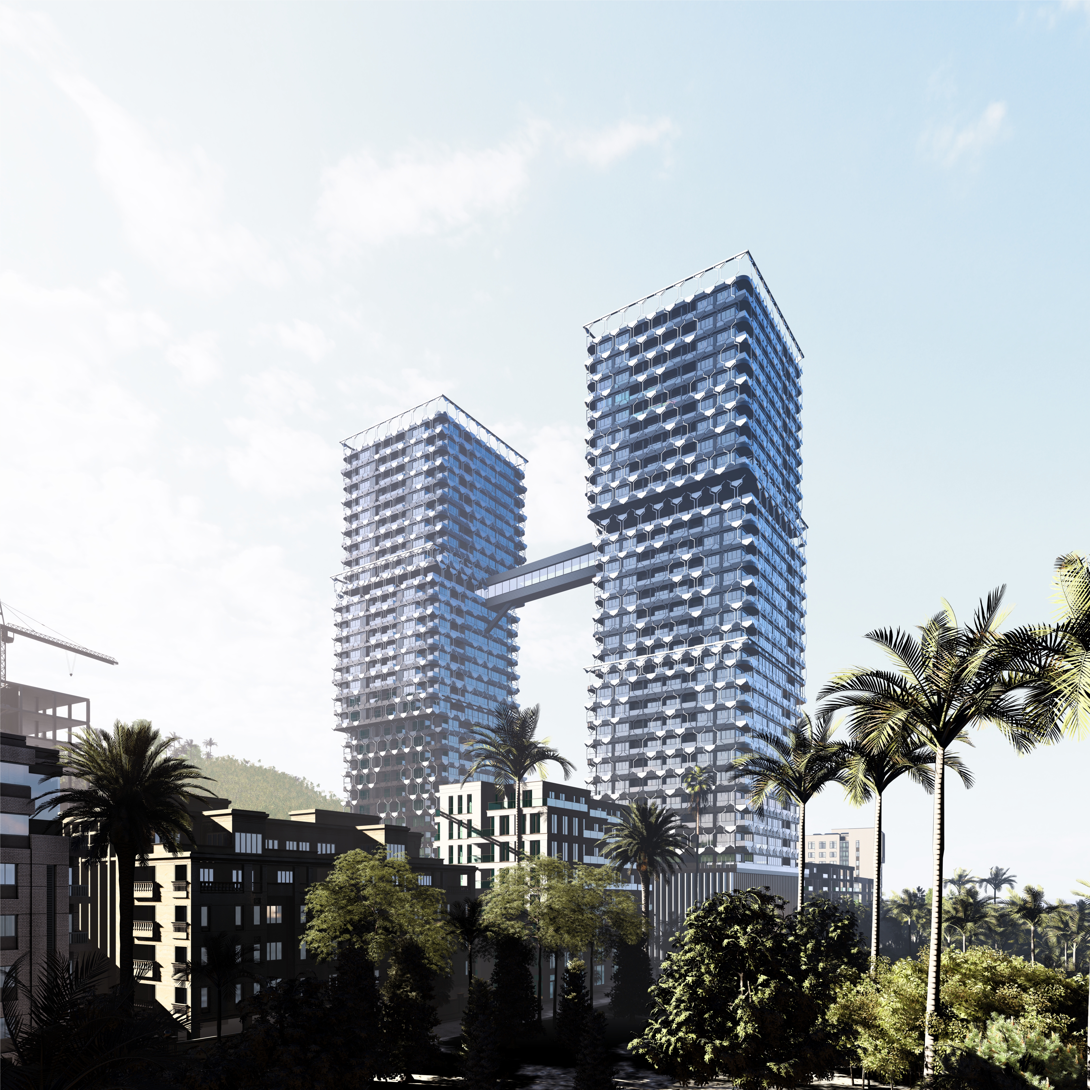 Pinar Residential and Commercial Twin Towers - برج های دوقلو تجاری ...