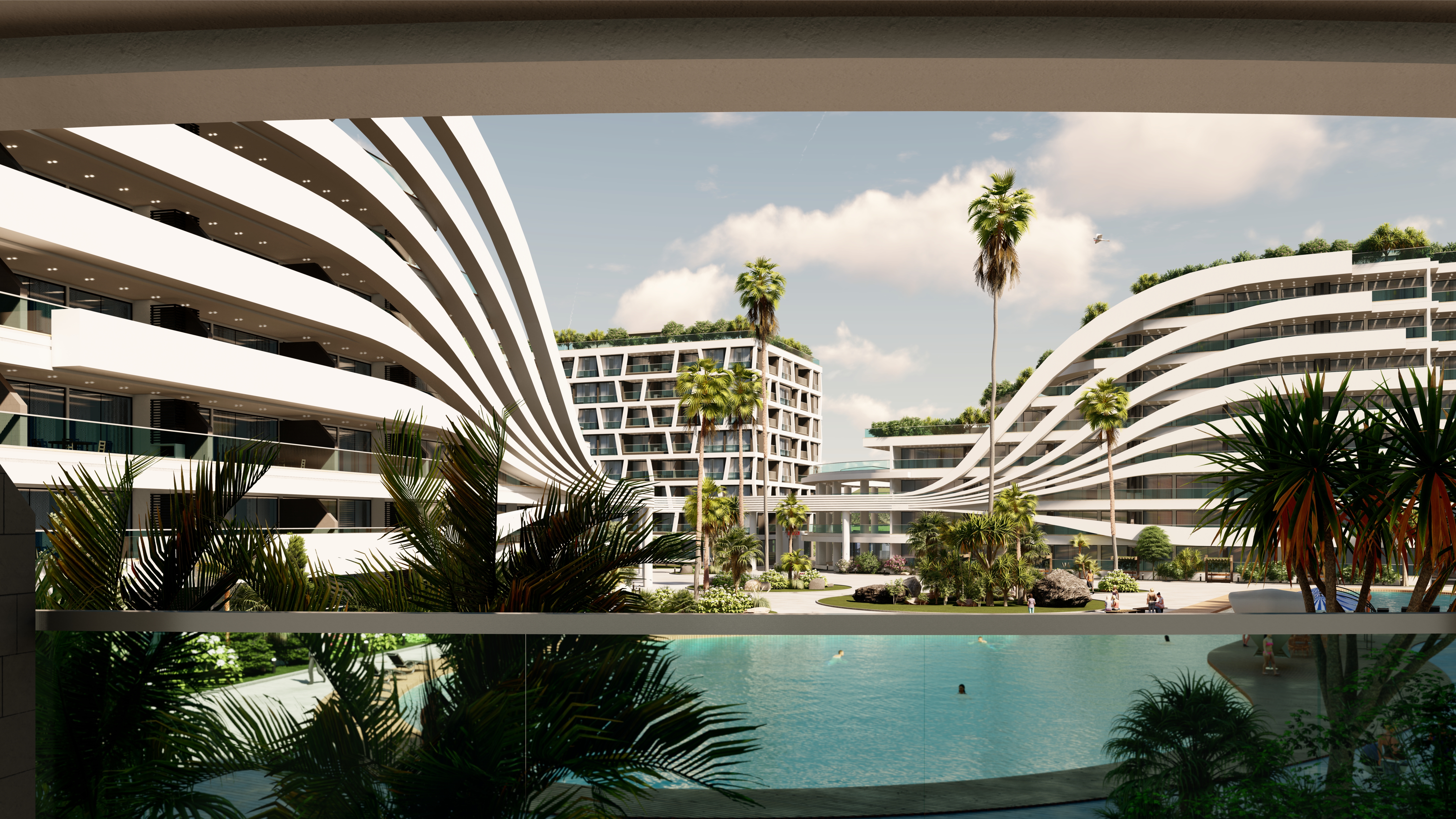 Cyprus Gecitkale Residential - Recreational Complex - مجموعه تفریحی ...