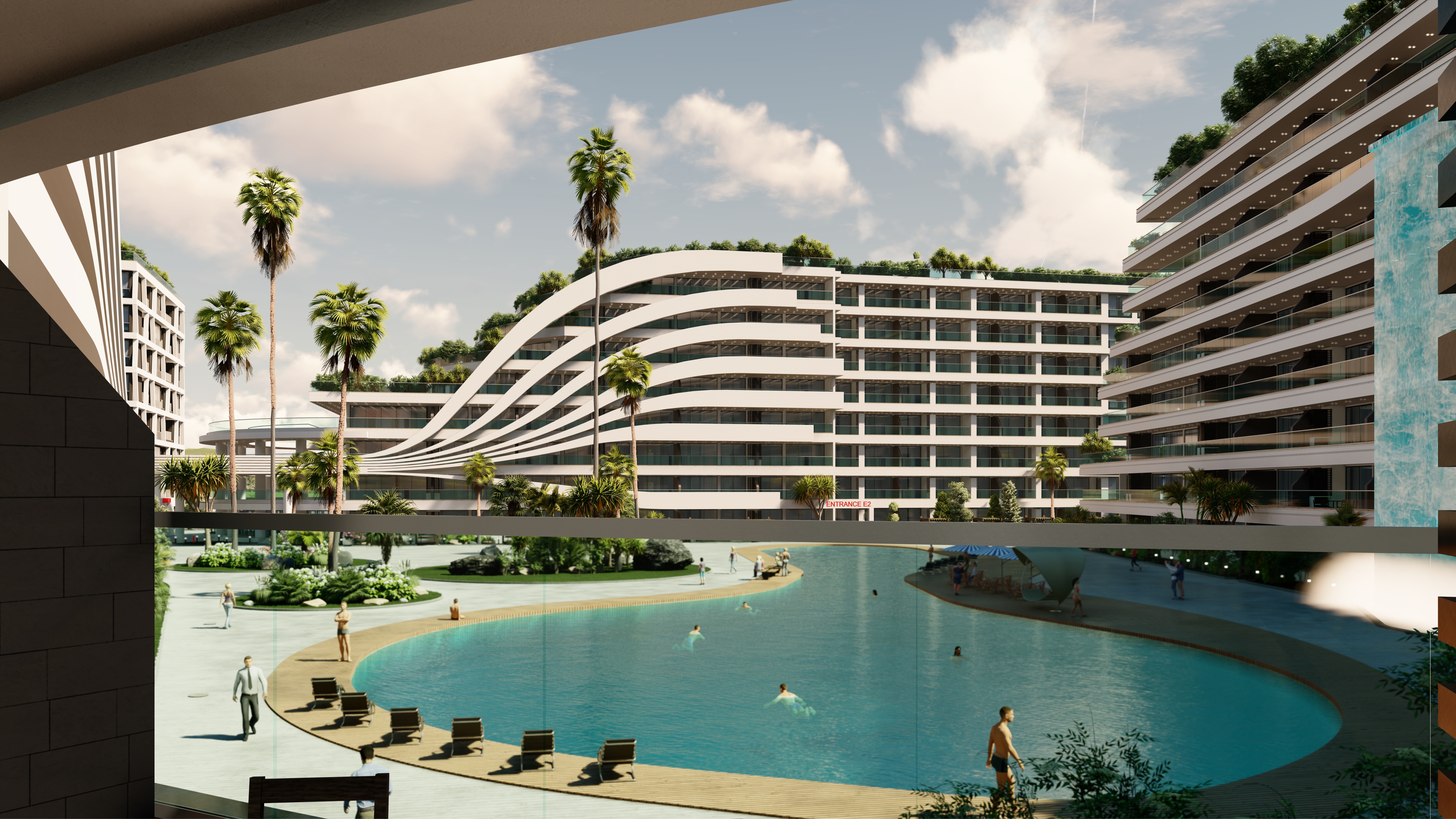 Cyprus Gecitkale Residential - Recreational Complex - مجموعه تفریحی ...