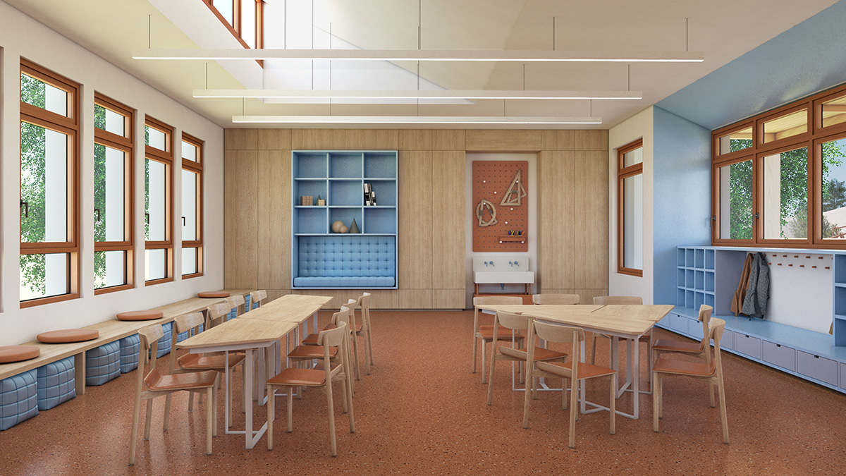 New Elementary School and Kindergarten in Pallini for the French School ...