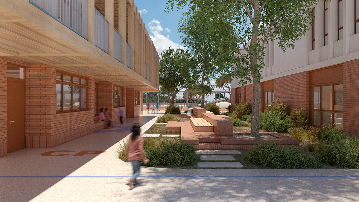 New Elementary School and Kindergarten in Pallini for the French School ...