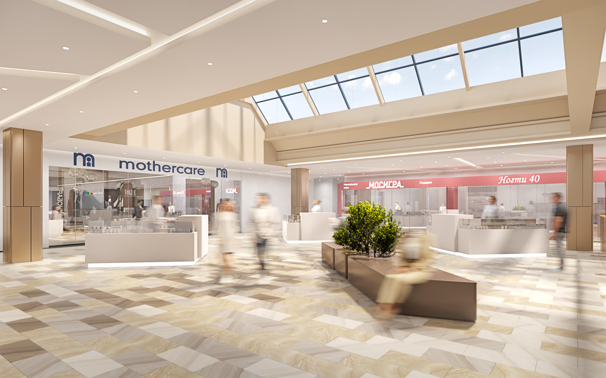 Shopping mall XXI VEK in Kaluga by Asadov Architectural Studio - Architizer