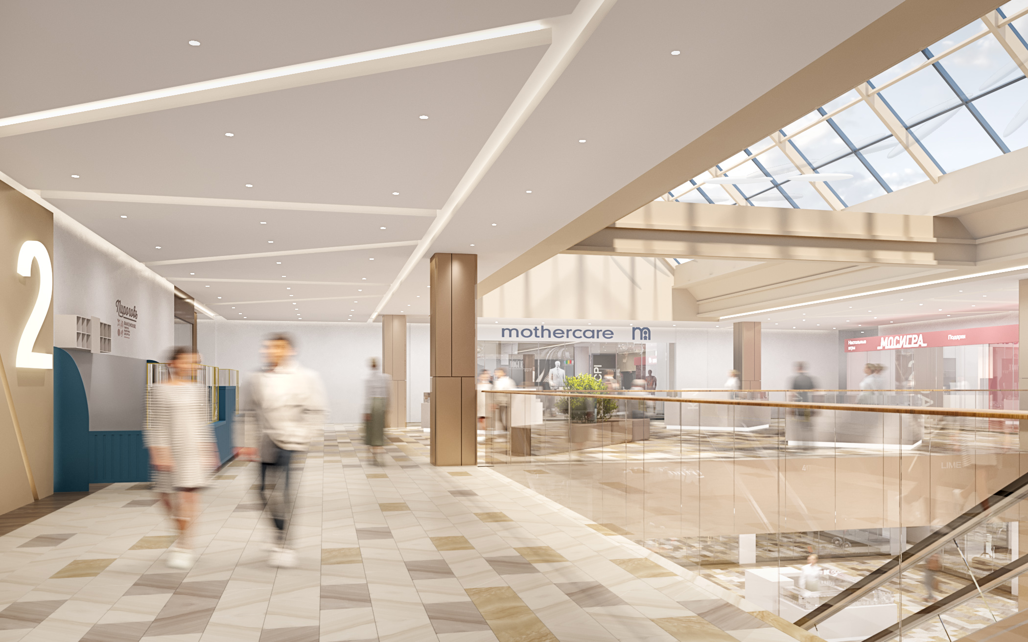 Shopping mall XXI VEK in Kaluga by Asadov Architectural Studio - Architizer