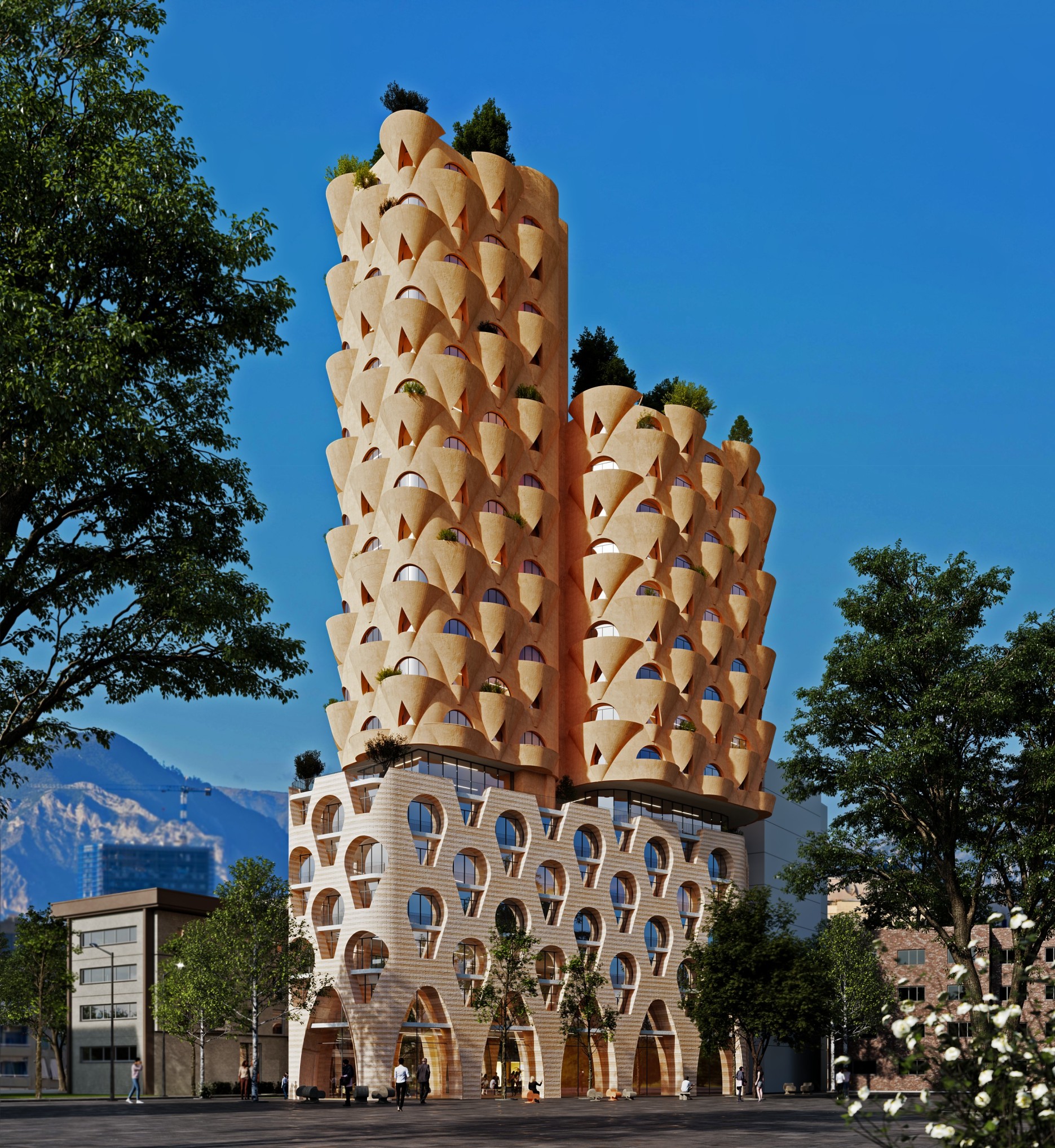 CIFTELIA BUILDING TIRANA by Davide Macullo Architects - Architizer