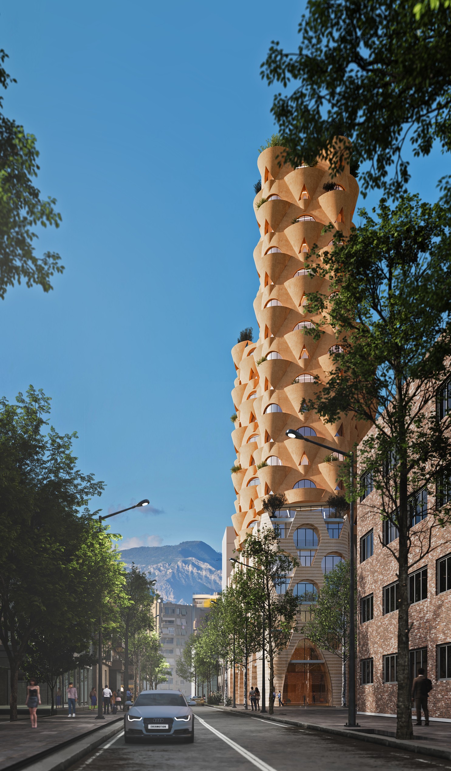 CIFTELIA BUILDING TIRANA by Davide Macullo Architects - Architizer