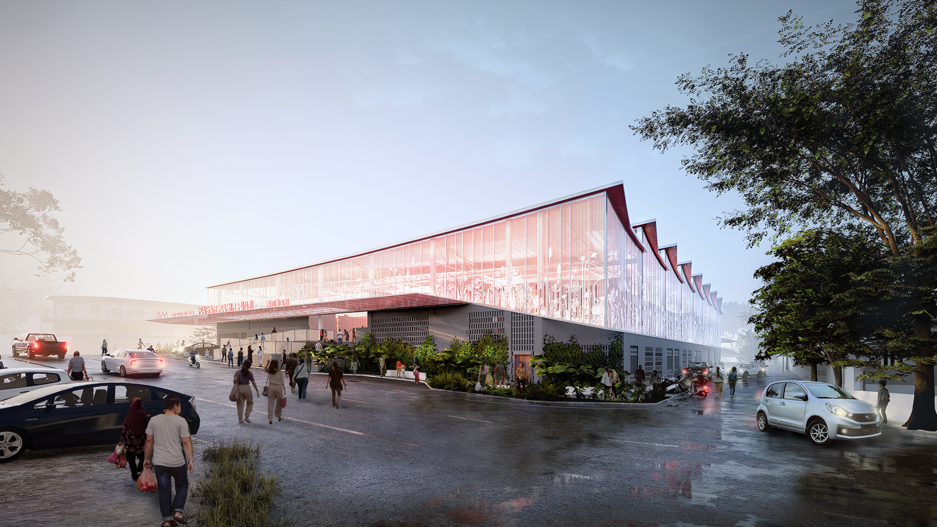 Pasir Pinji Wet Market (Pasar Pasir Pinji) by Kuee Architecture ...