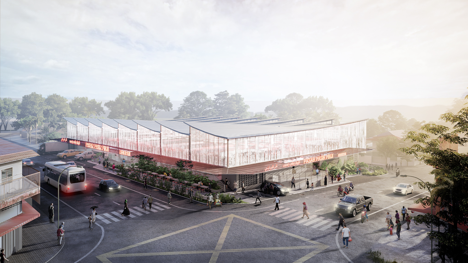 Pasir Pinji Wet Market (Pasar Pasir Pinji) by Kuee Architecture ...