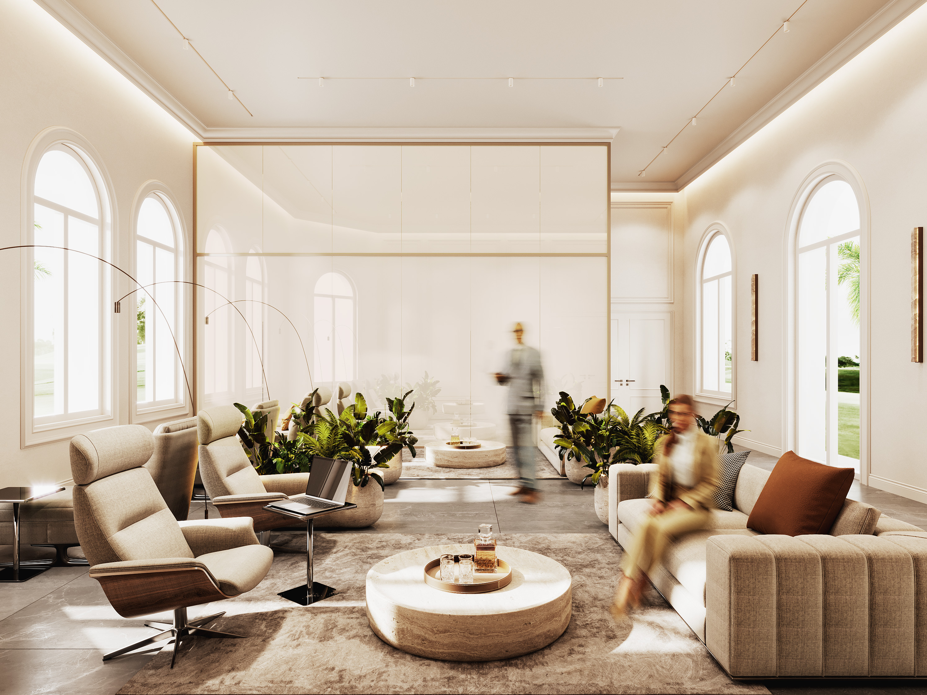 Lobby of a business center in the south of Russia by Asadov ...