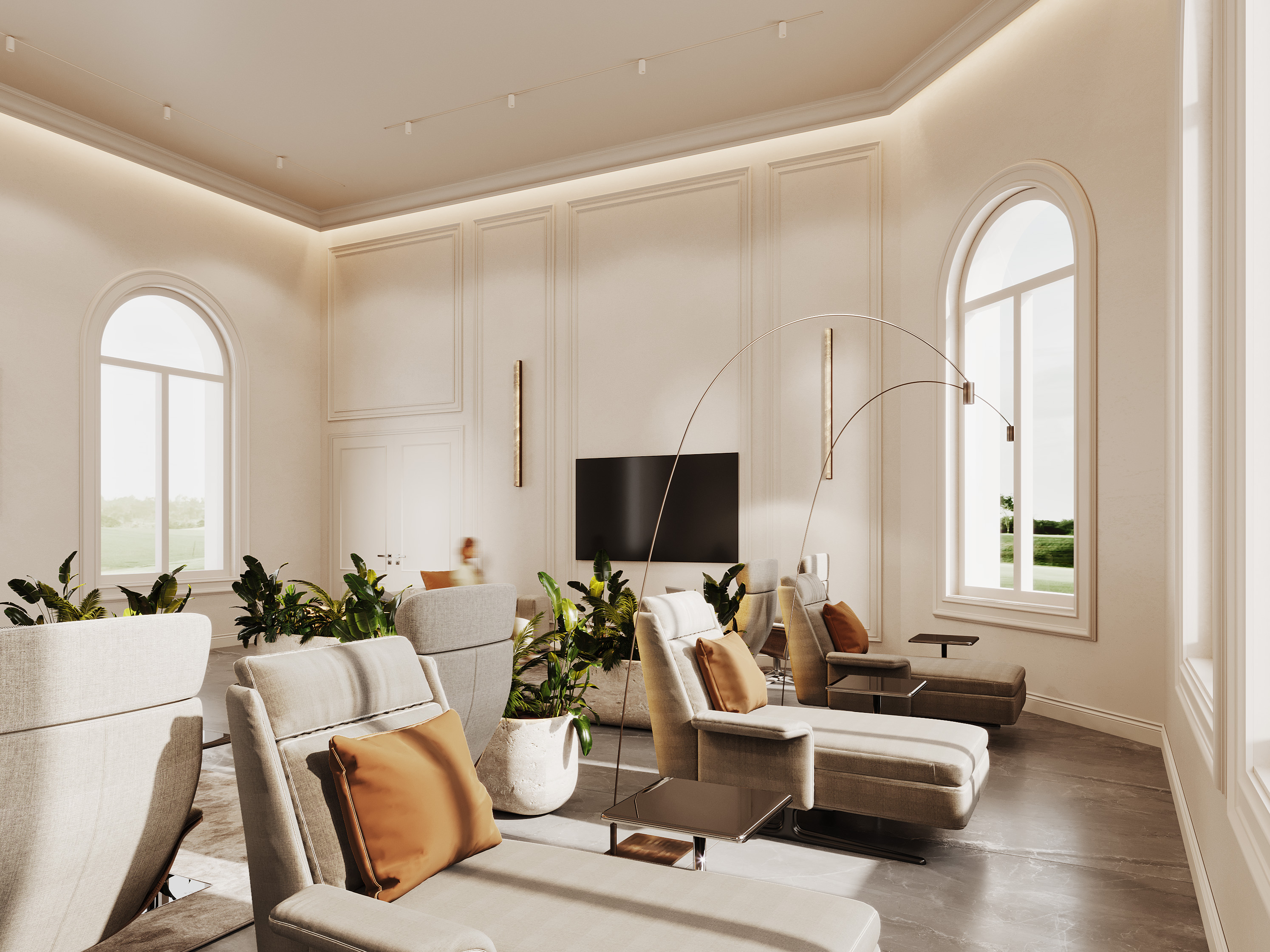 Lobby of a business center in the south of Russia by Asadov ...