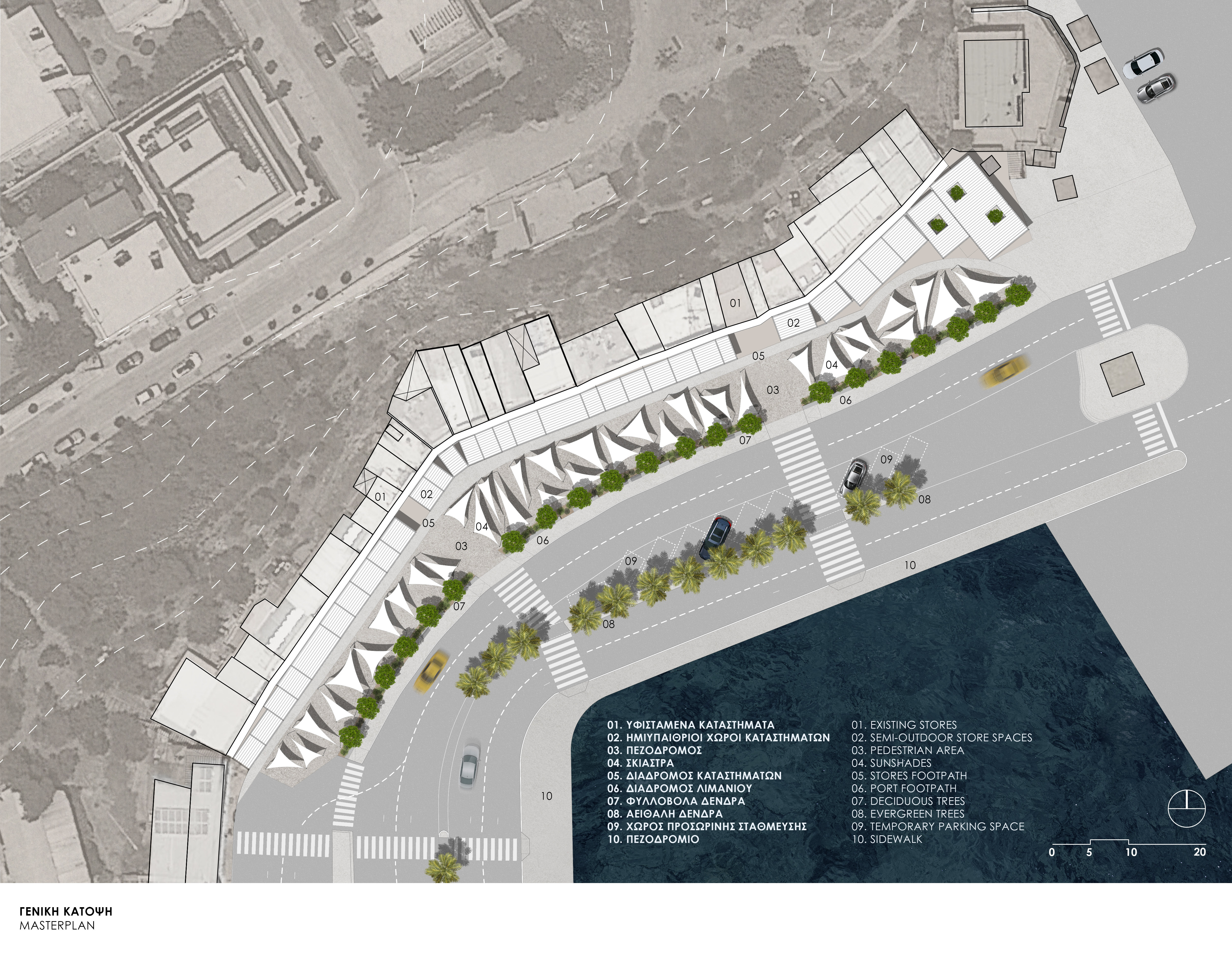 Rafina Port Commercial Zone Redesign by Constantine Bouras Studio ...