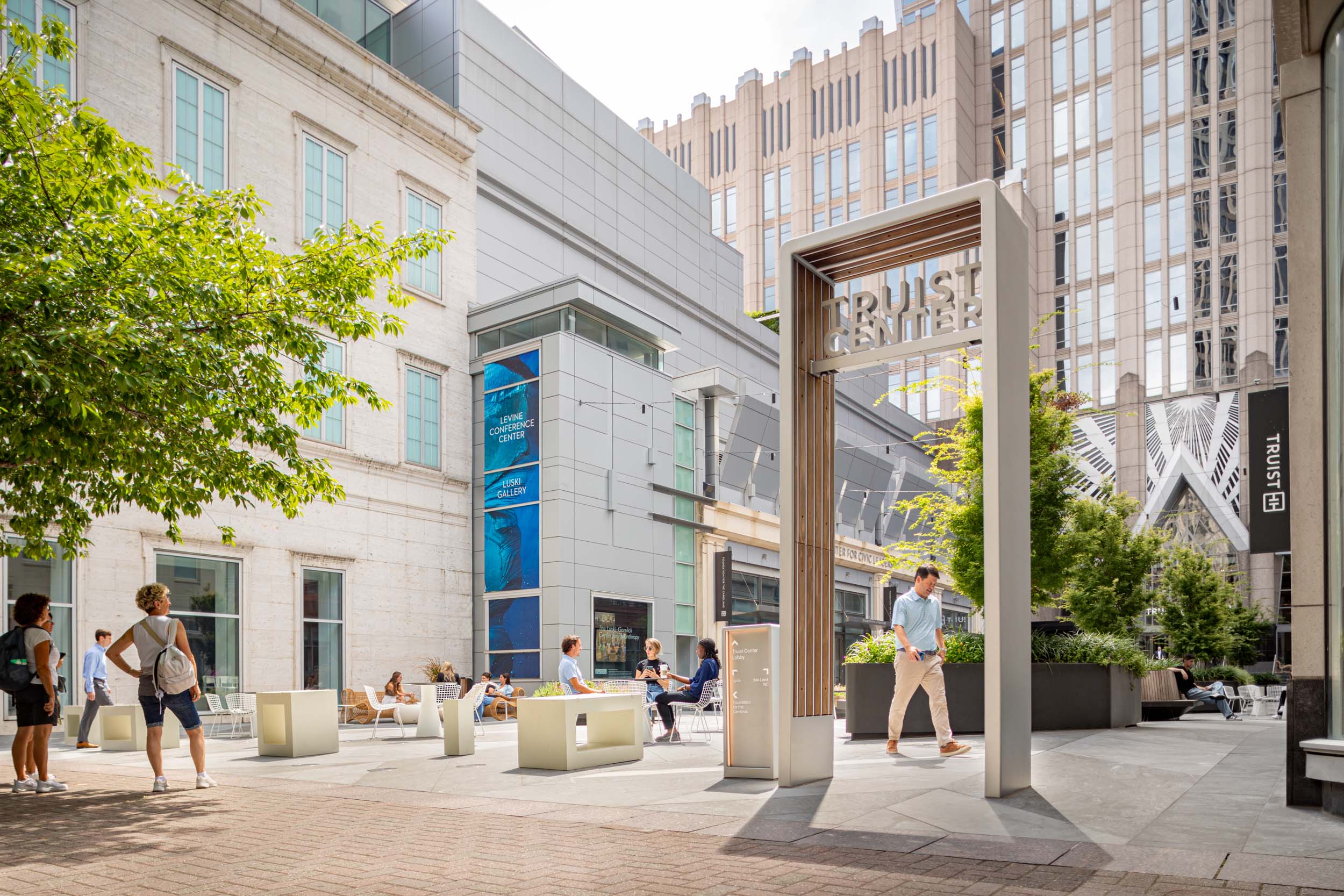Truist Center Plaza & Lobby Renovation by Little Diversified ...