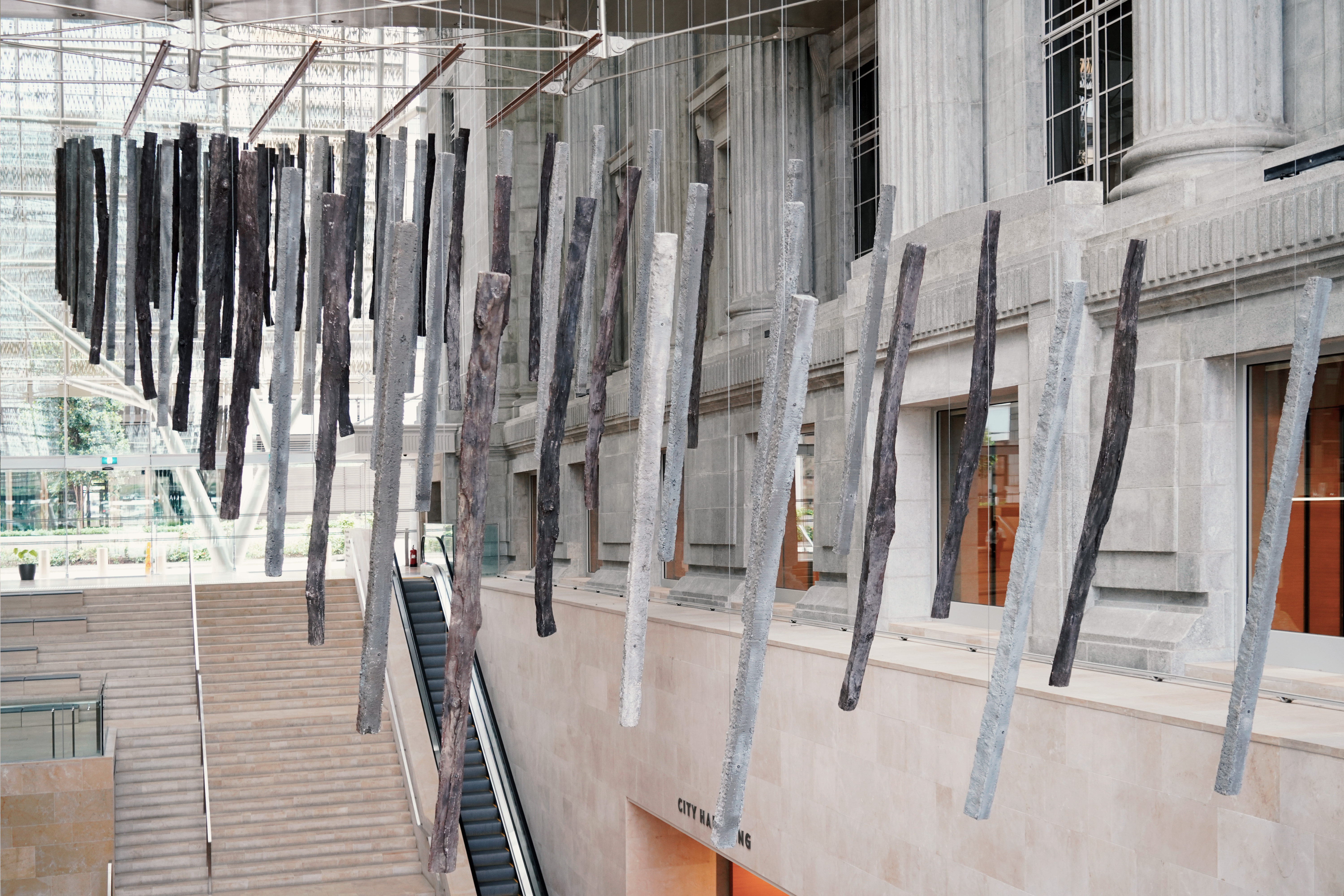 Angin Cloud - an art installation at the National Gallery Singapore by ...