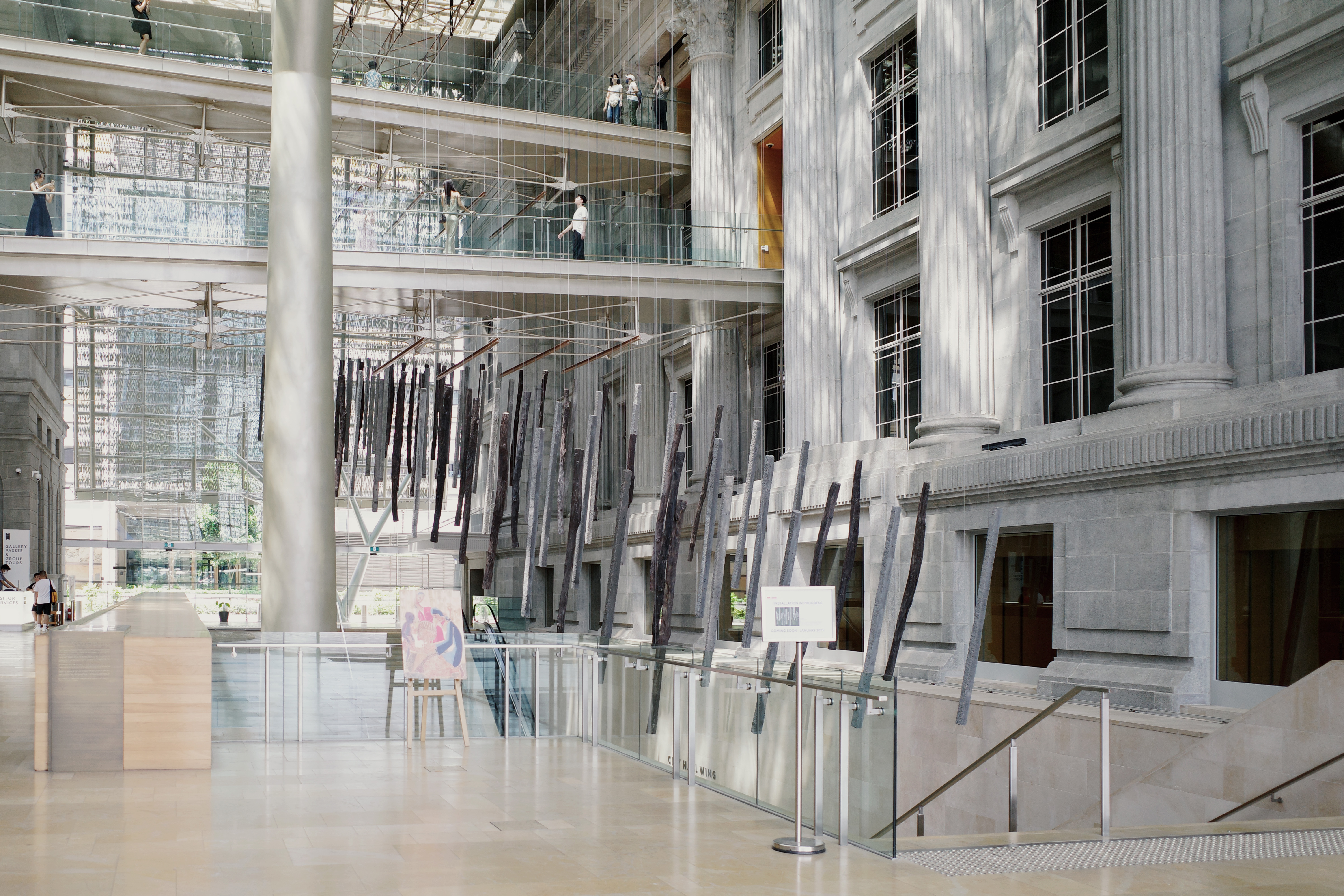 Angin Cloud - an art installation at the National Gallery Singapore by ...