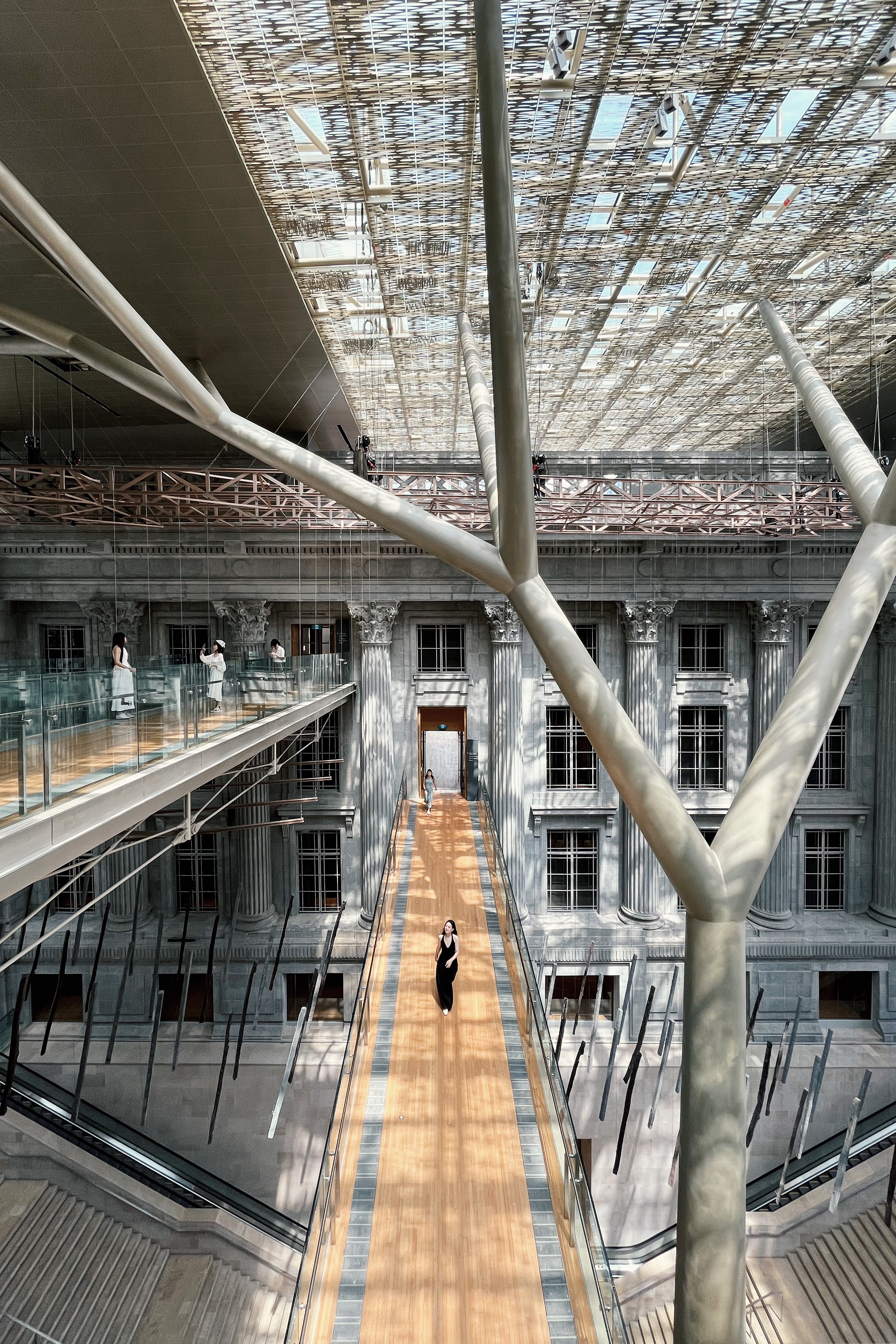 Angin Cloud - an art installation at the National Gallery Singapore by ...