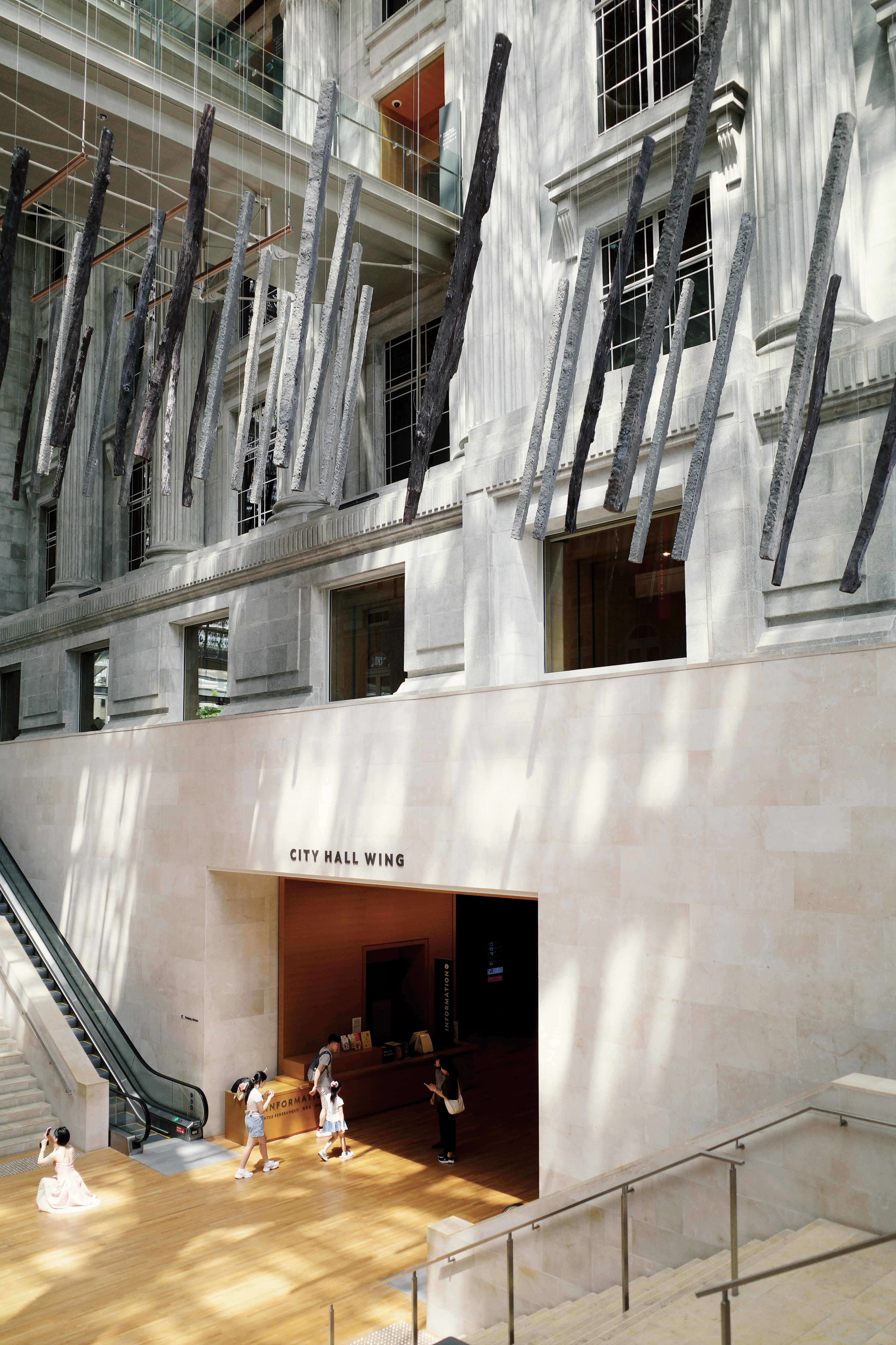 Angin Cloud - an art installation at the National Gallery Singapore by ...