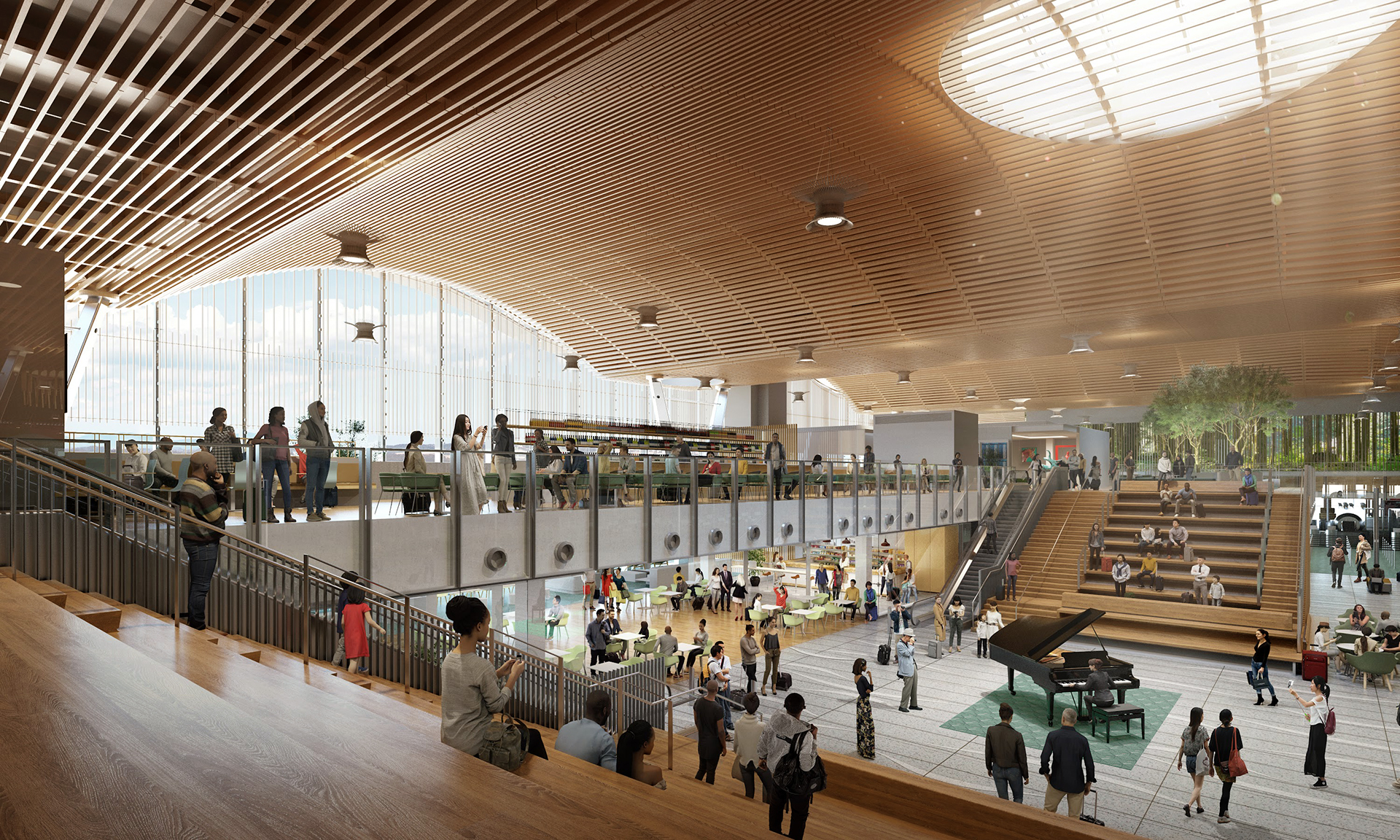 ZGF Architects | Portland International Airport by Brick Visual ...